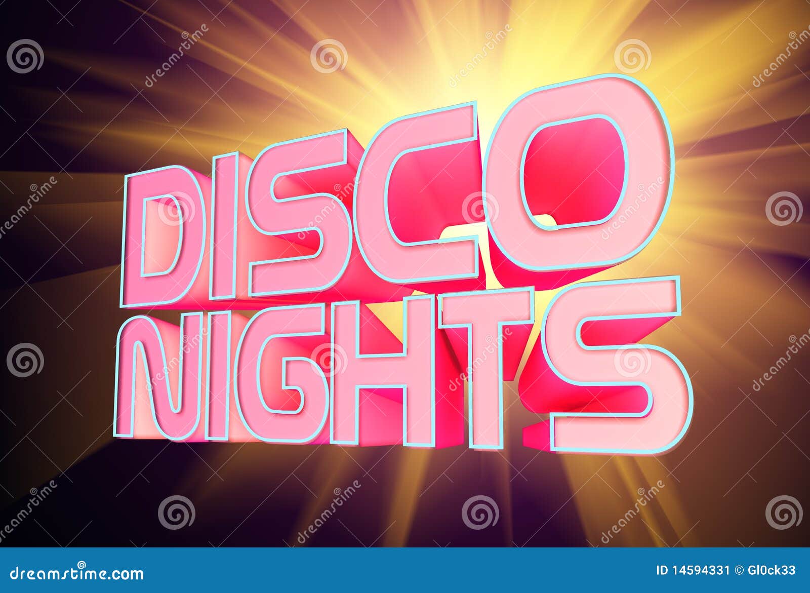 Disco Nights stock illustration. Illustration of abstract - 14594331