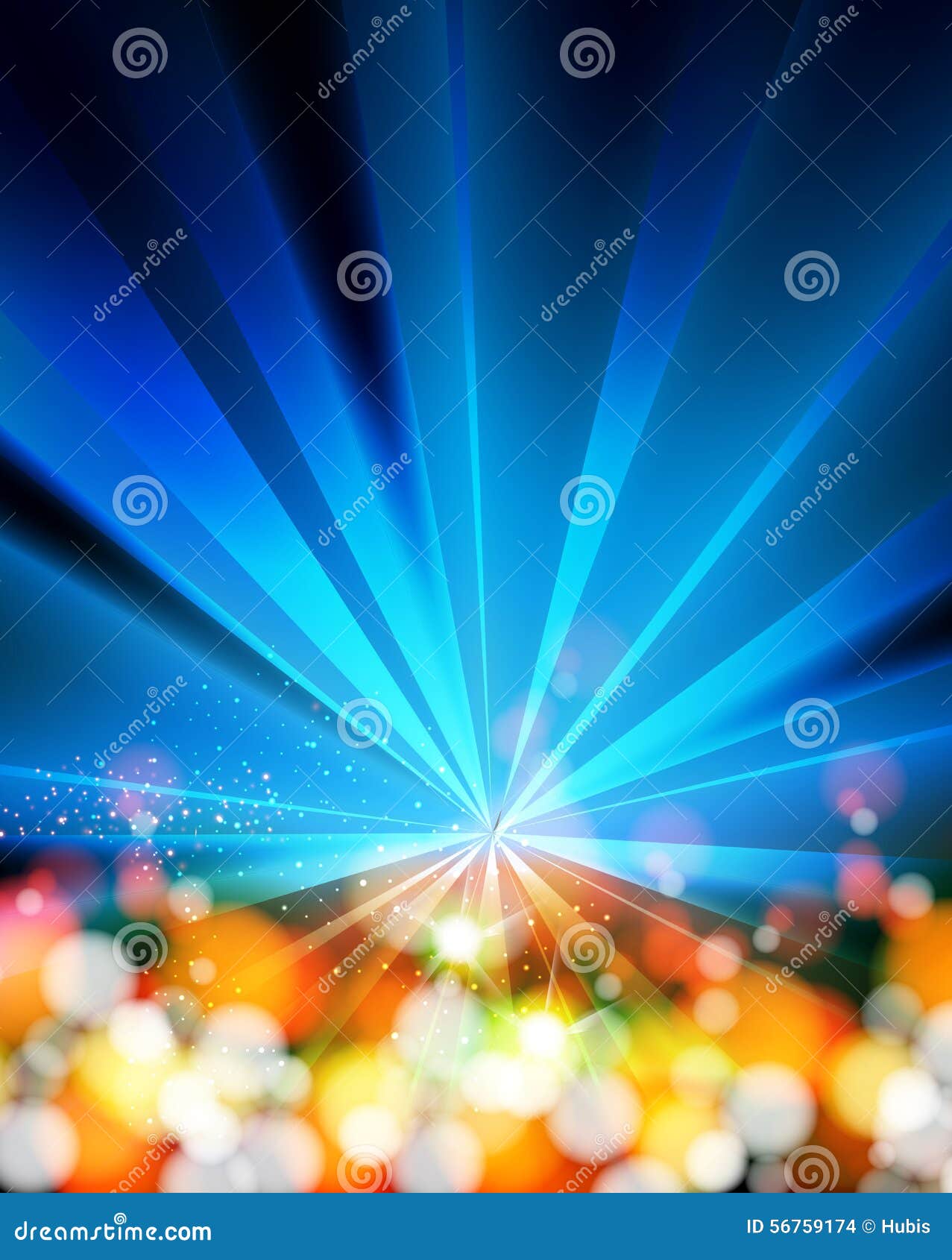 Disco Party Background Template Stock Vector - Illustration of design ...