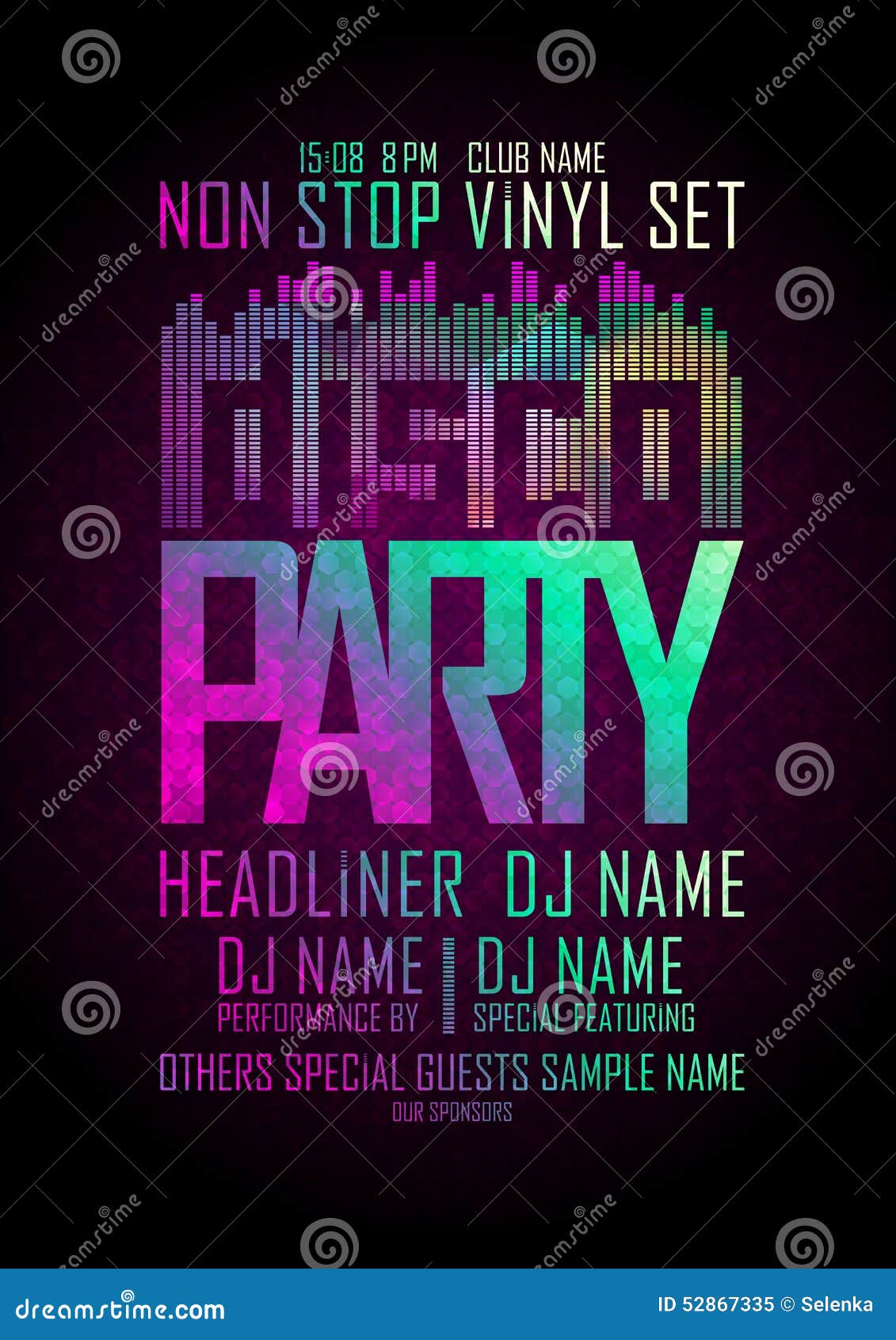 Party Stop Sign. The Party Is Here! Stock Photography | CartoonDealer ...