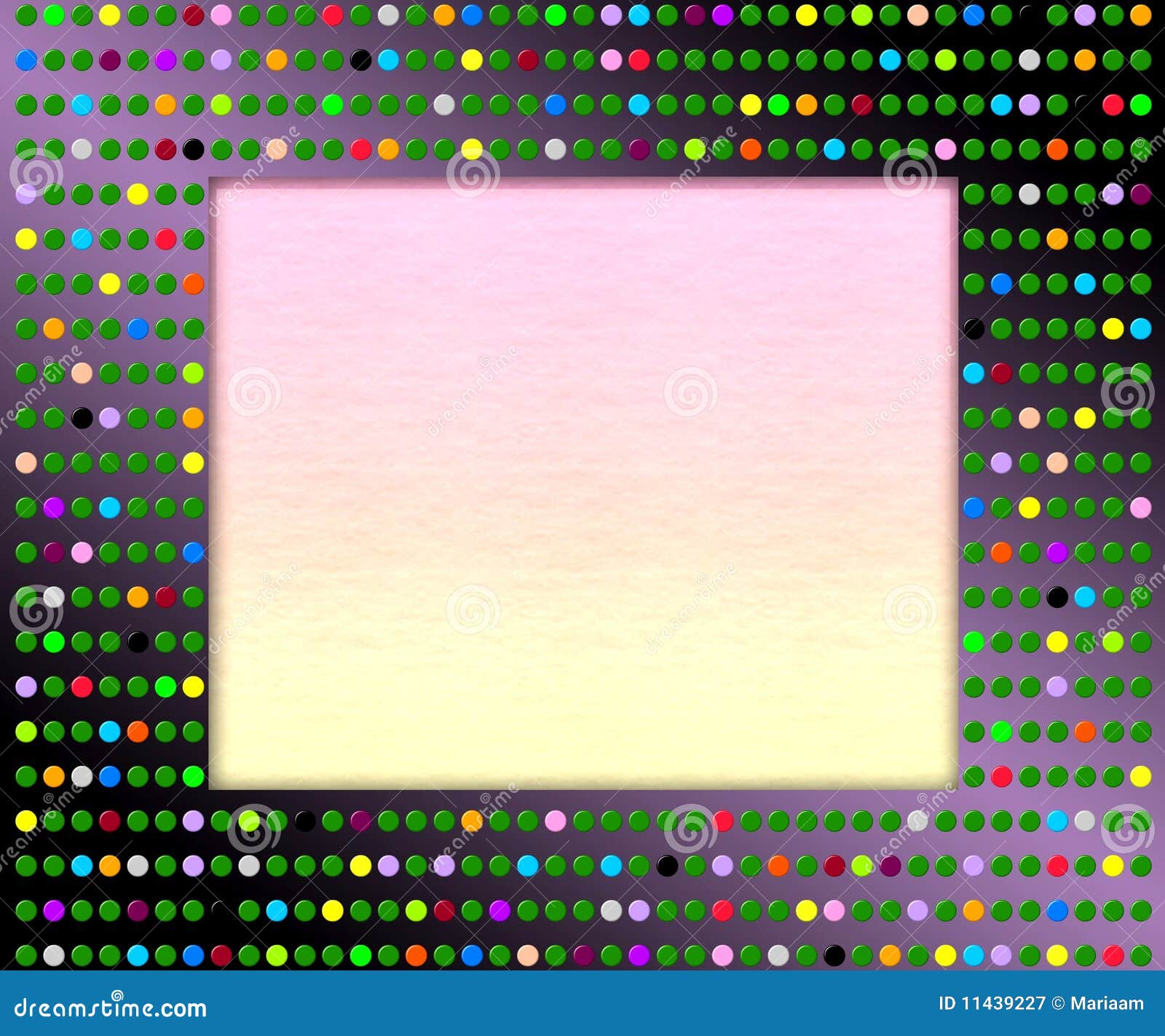 Disco picture frame stock illustration. Illustration of design - 11439227