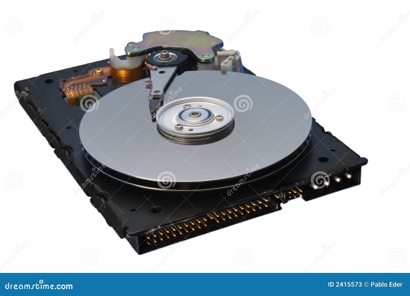 Disco rigido immagine stock. Immagine di digitale, aperto - 2415573