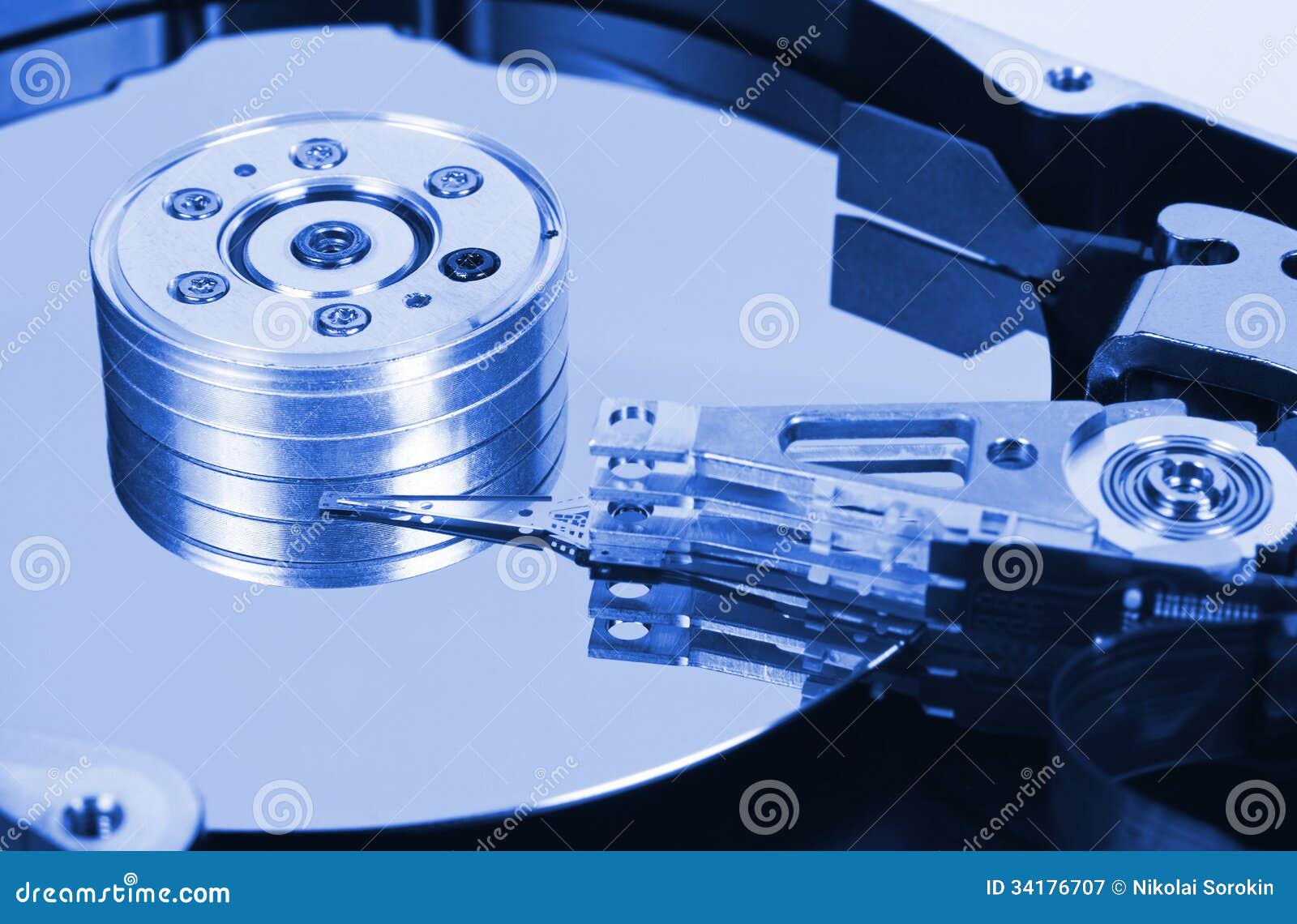 Disco rigido del computer immagine stock. Immagine di informazione ...