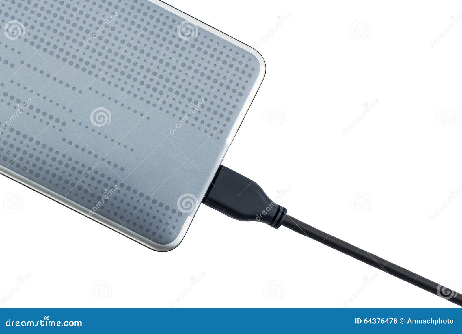 Disco Rigido Esterno Per Backup Fotografia Stock - Immagine di byte ...