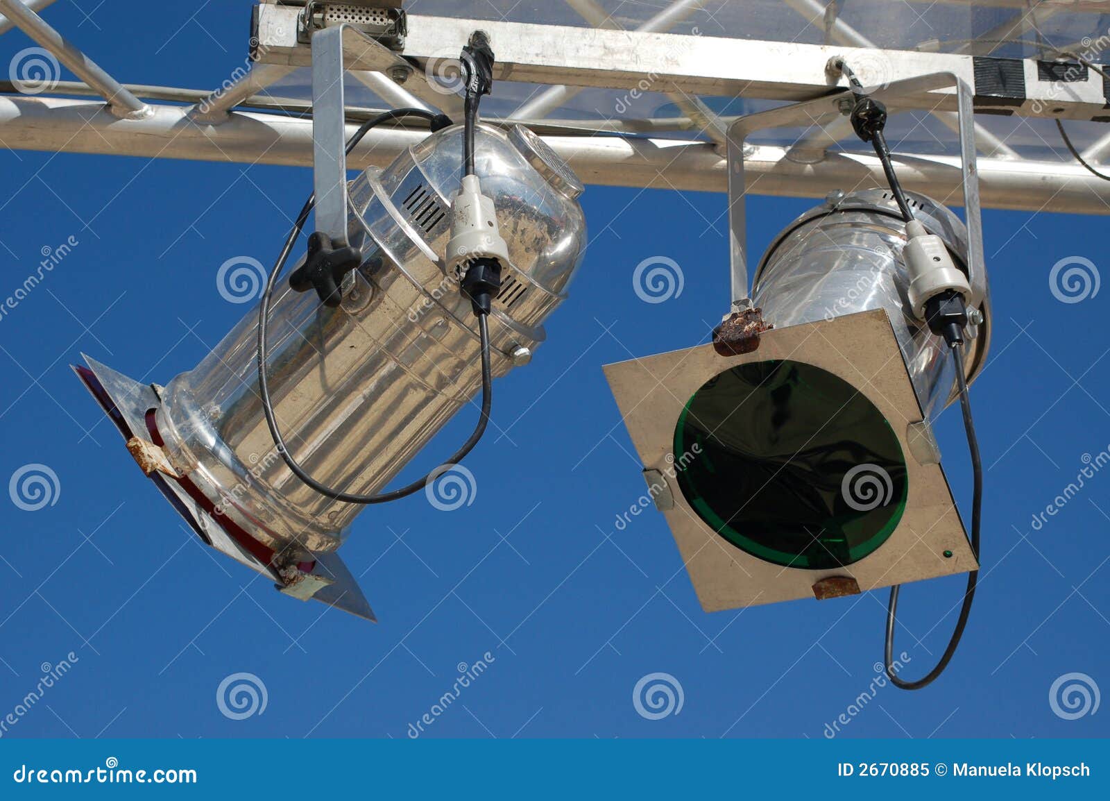 Disco spotlights stock image. Image of concert, disco - 2670885