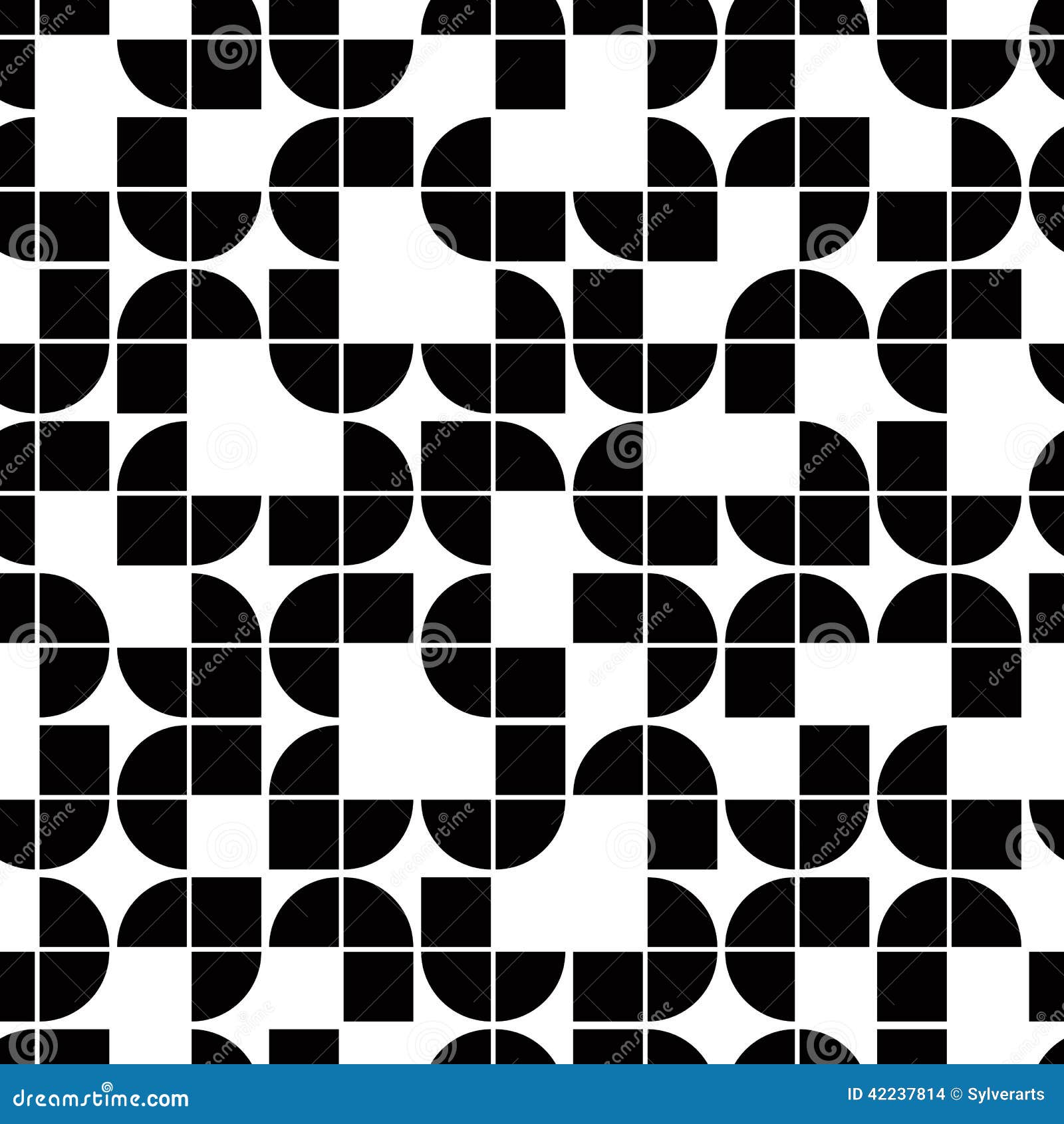 Disco Style Circles Seamless Pattern. Stock Vector - Illustration of ...