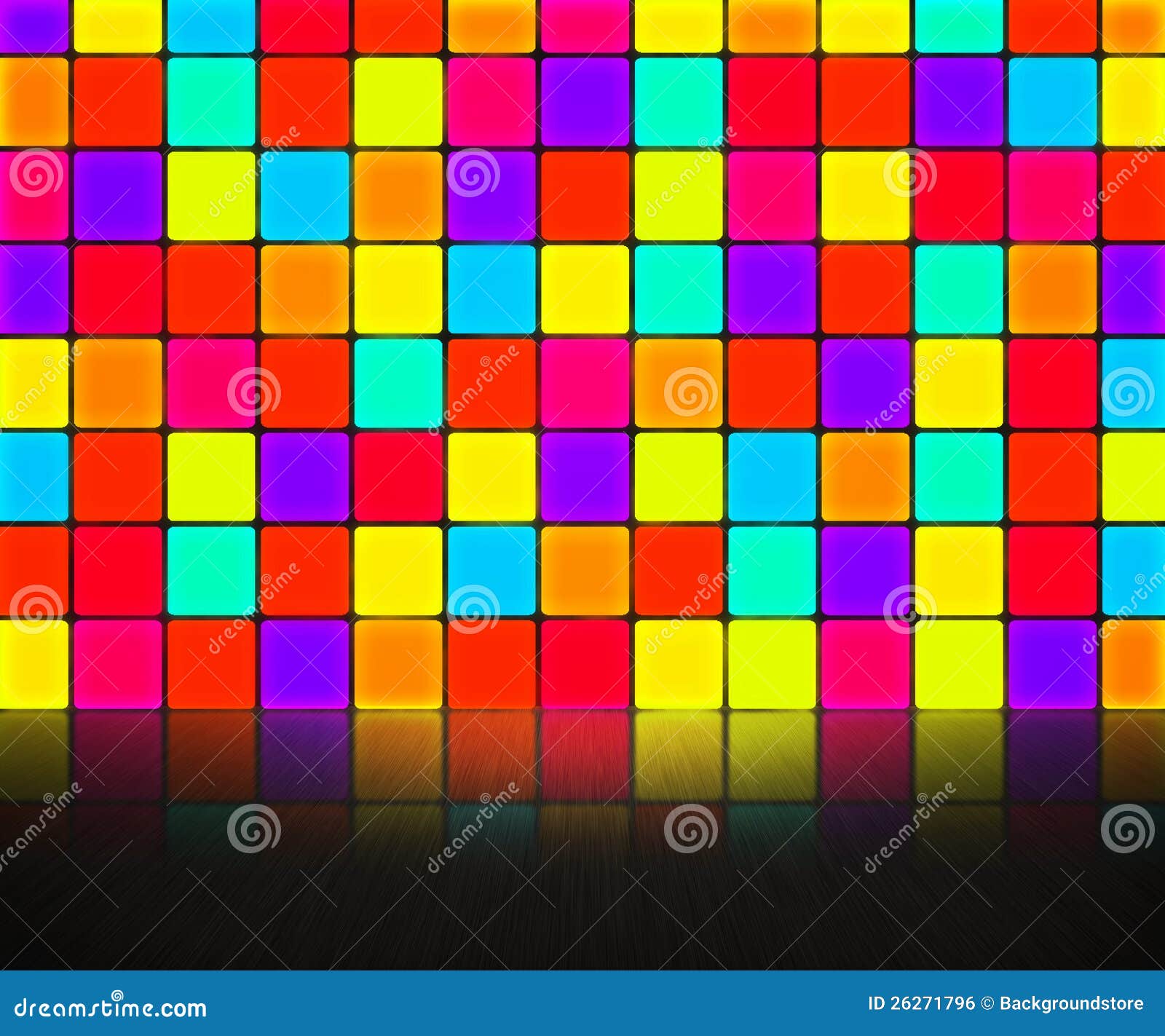 Disco Wall Background stock illustration. Illustration of shiny - 26271796