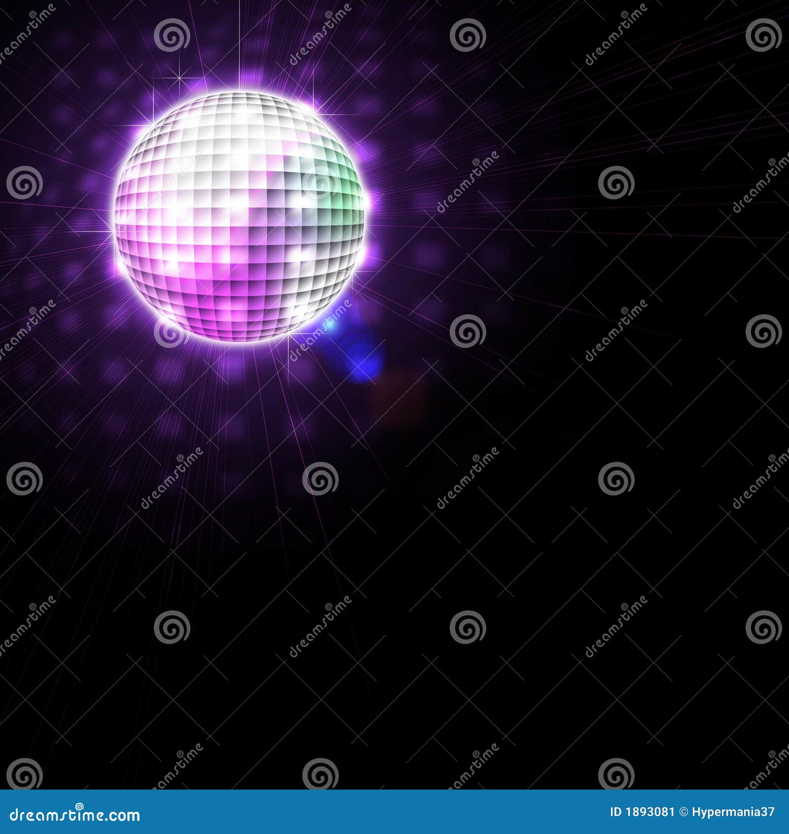Discokugel stock abbildung. Illustration von glanz, funken - 1893081