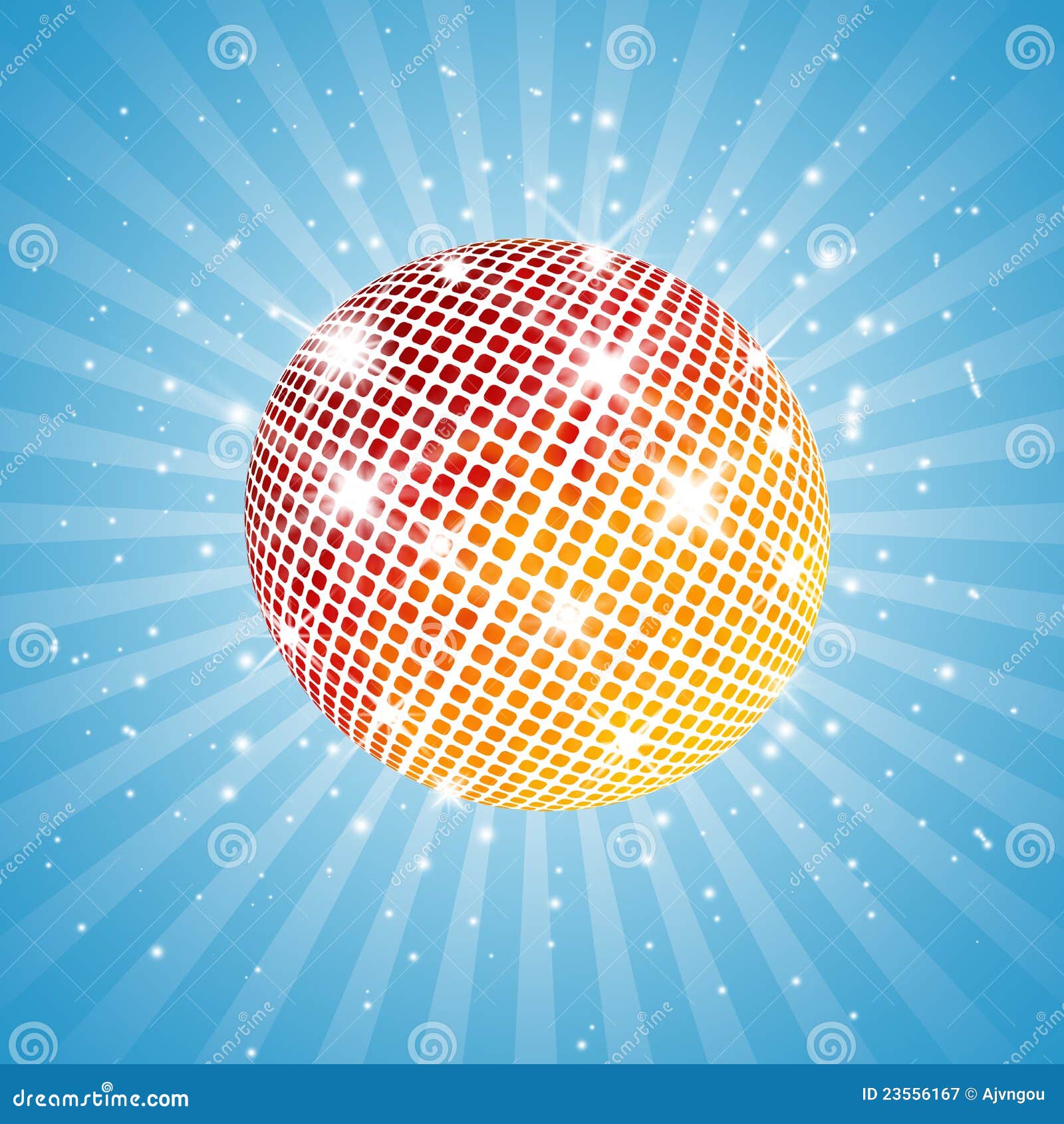 Discokugel stock abbildung. Illustration von kreis, kunst - 23556167