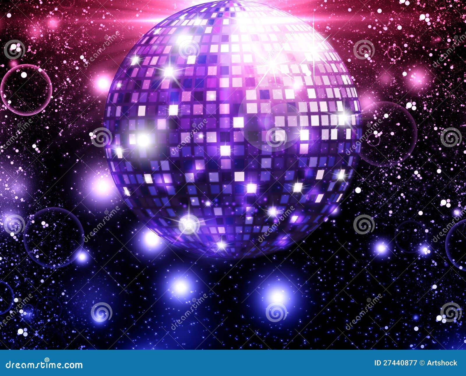 Discokugel stock abbildung. Illustration von spiegel - 27440877