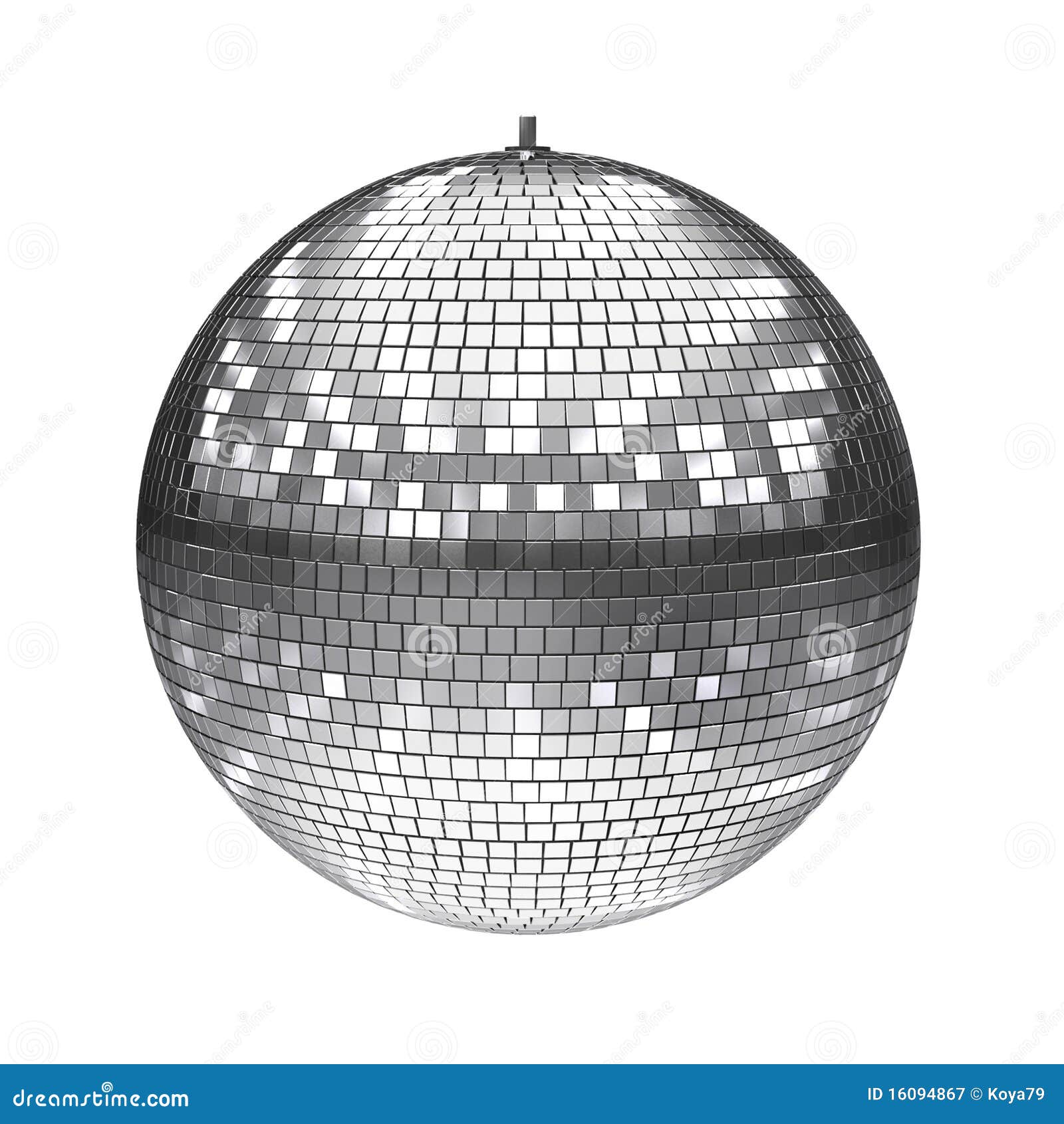 Discokugel Getrennt Auf Weiß Stock Abbildung - Illustration von ...