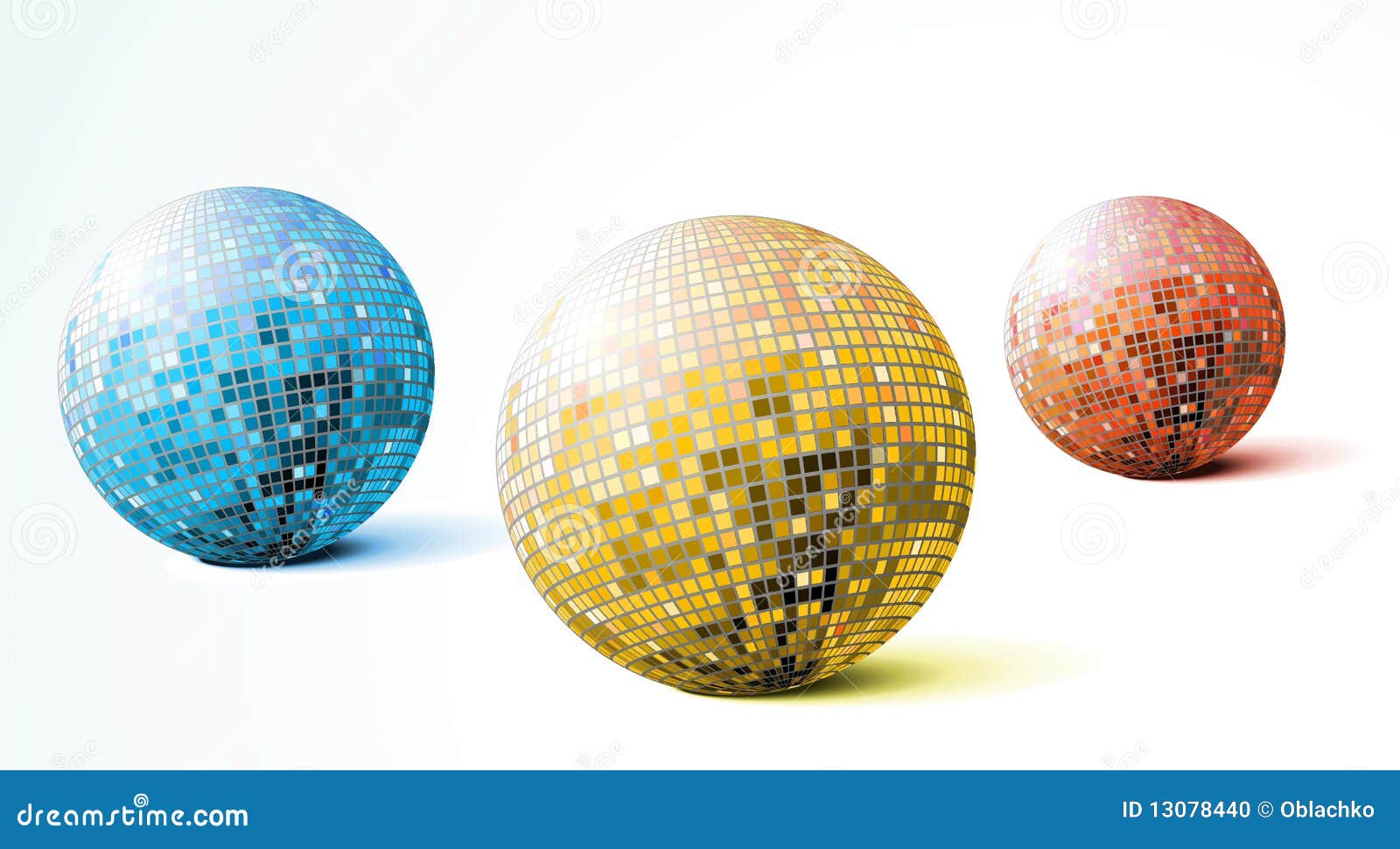 Discokugeln vektor abbildung. Illustration von unterhaltung - 13078440