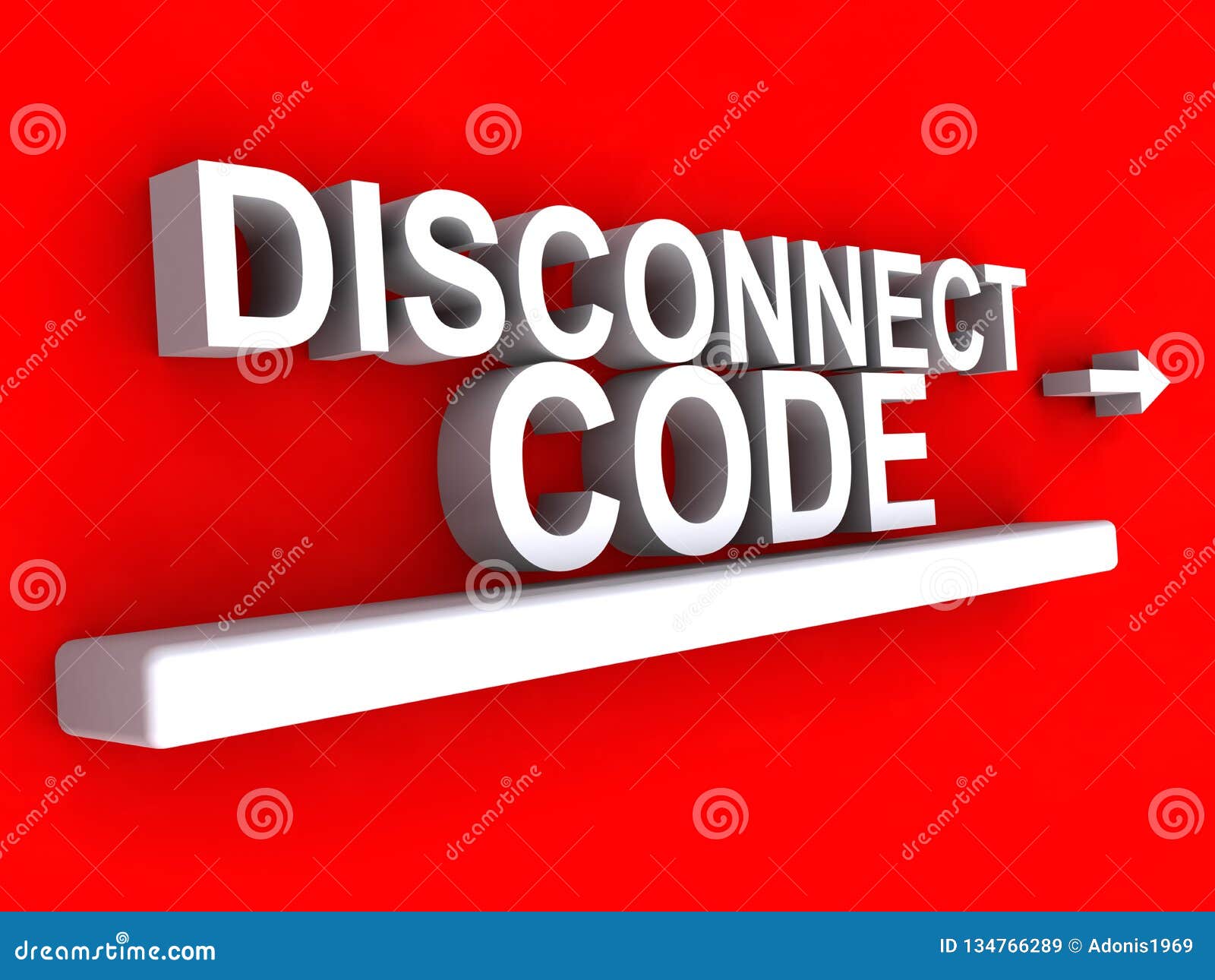 Disconnect Code Illustration Stock Image - Image of disconnection ...
