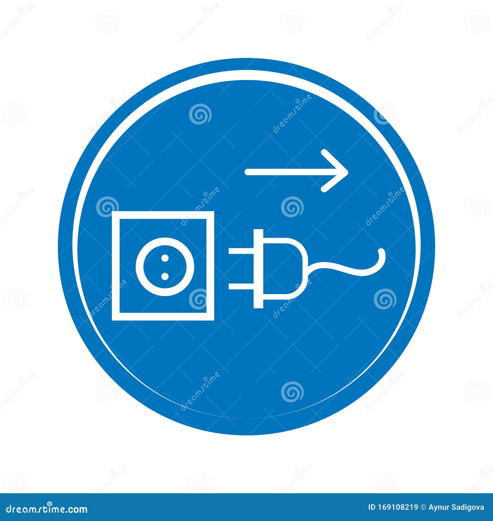 Disconnect Mains Plug From Electrical Outlet Sign Plug Socket Icon