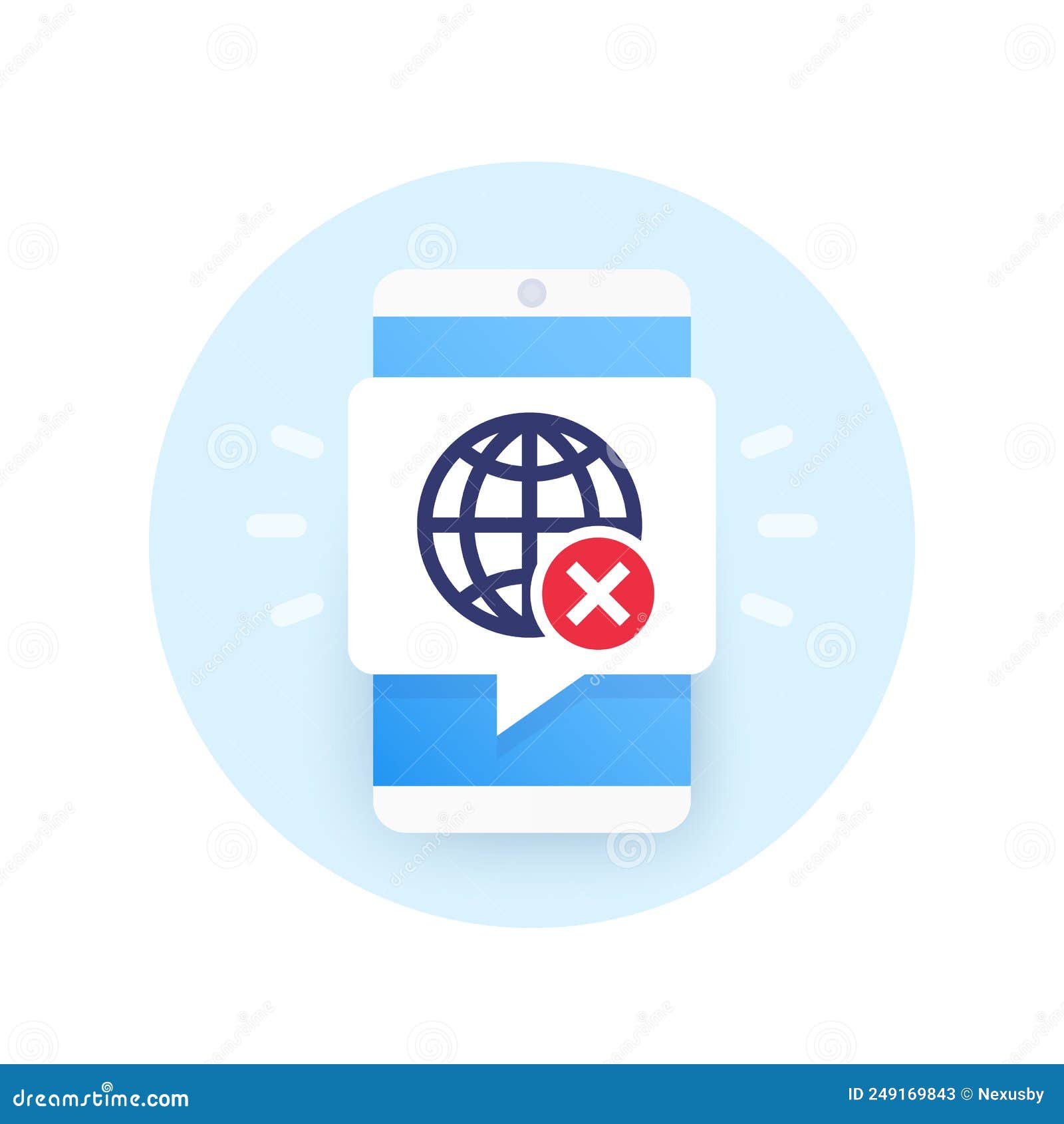 Disconnect or Offline, No Internet Access Vector Stock Vector ...