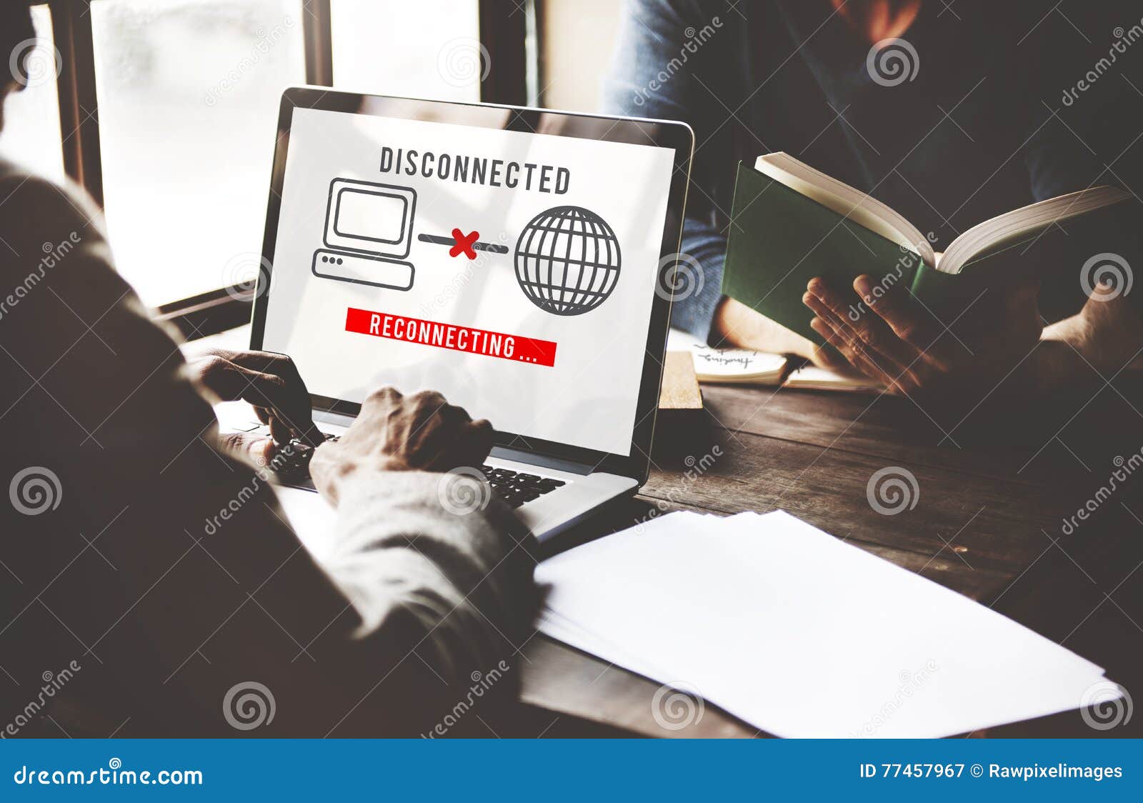 Disconnected Disconnect Error Inaccessible Concept Stock Image - Image ...