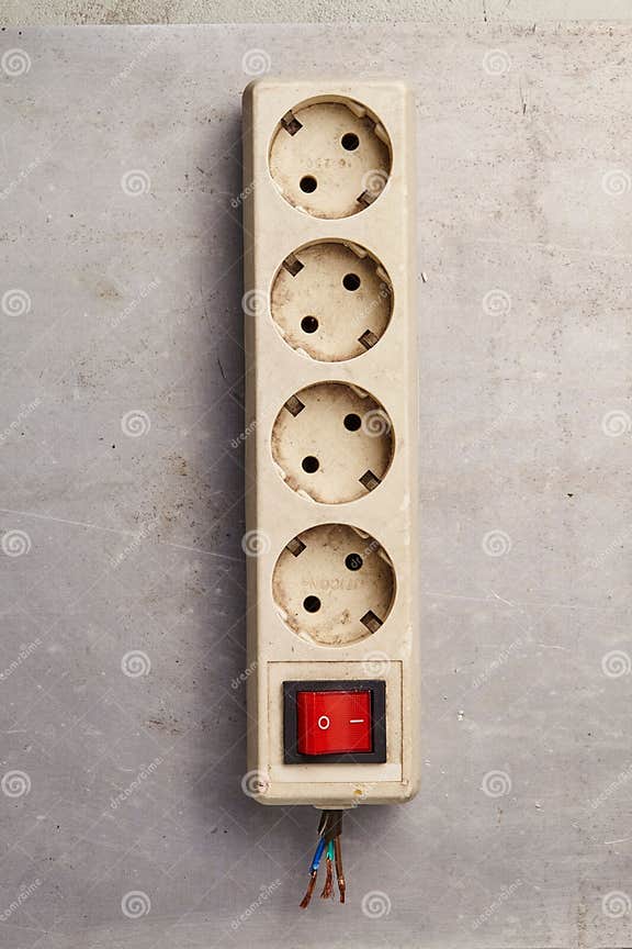 A Disconnected Electrical Plug Editorial Stock Image - Image of damaged ...