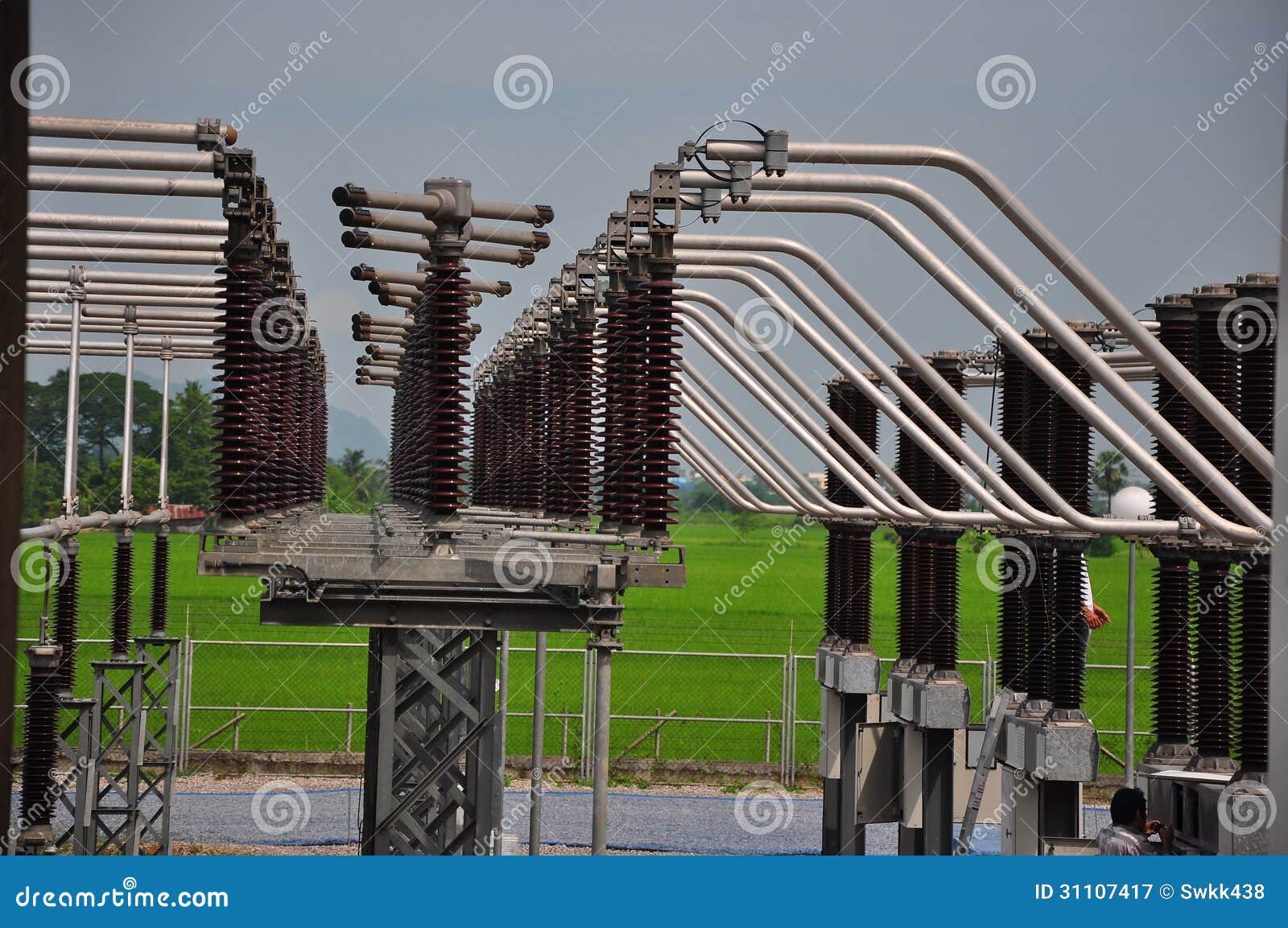 Disconnecting switch stock image. Image of brake, energy - 31107417