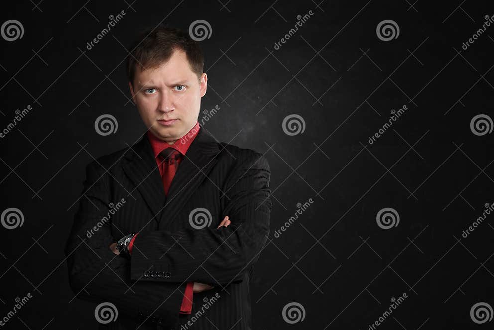 Discontent man stock image. Image of manager, adult, people - 11822571