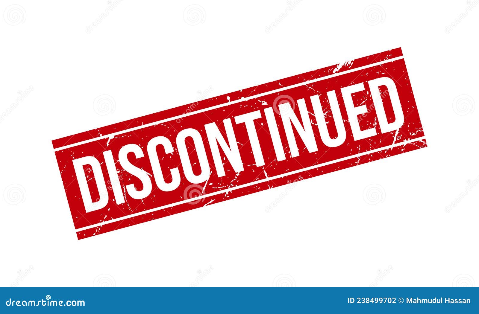 Discontinued Rubber Stamp. Discontinued Grunge Stamp Seal Vector ...