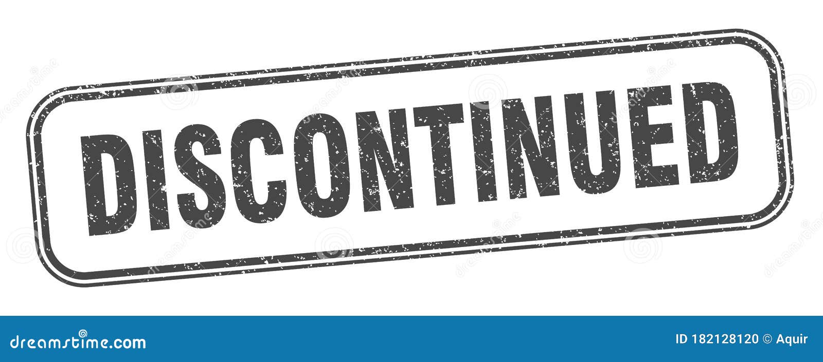 Discontinued Stamp. Discontinued Square Grunge Sign Stock Vector ...