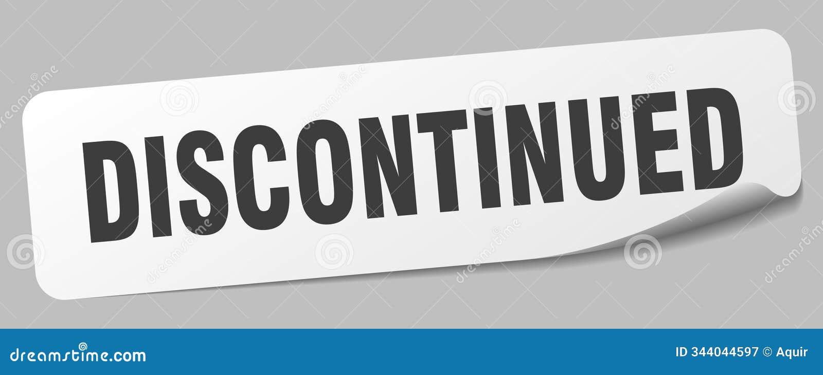 Discontinued Sticker. Discontinued Sign On Transparent Background ...