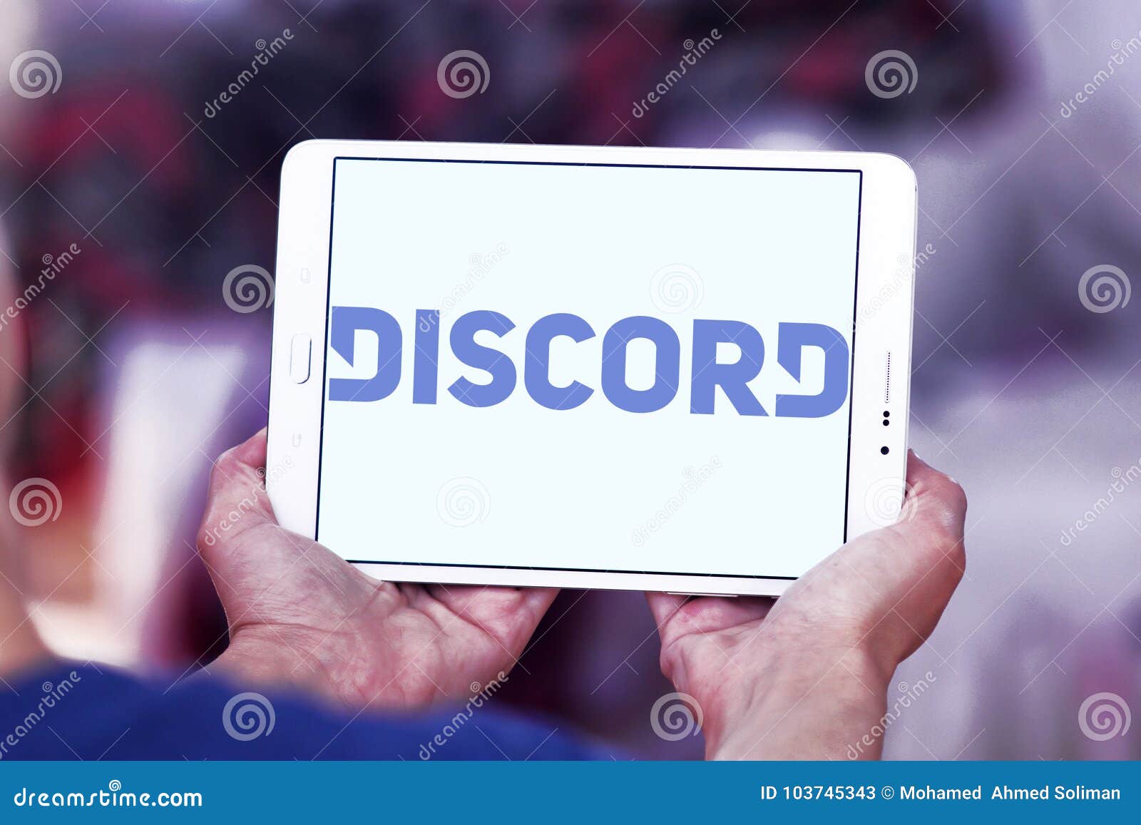 Discord software logo editorial stock photo. Image of communities ...