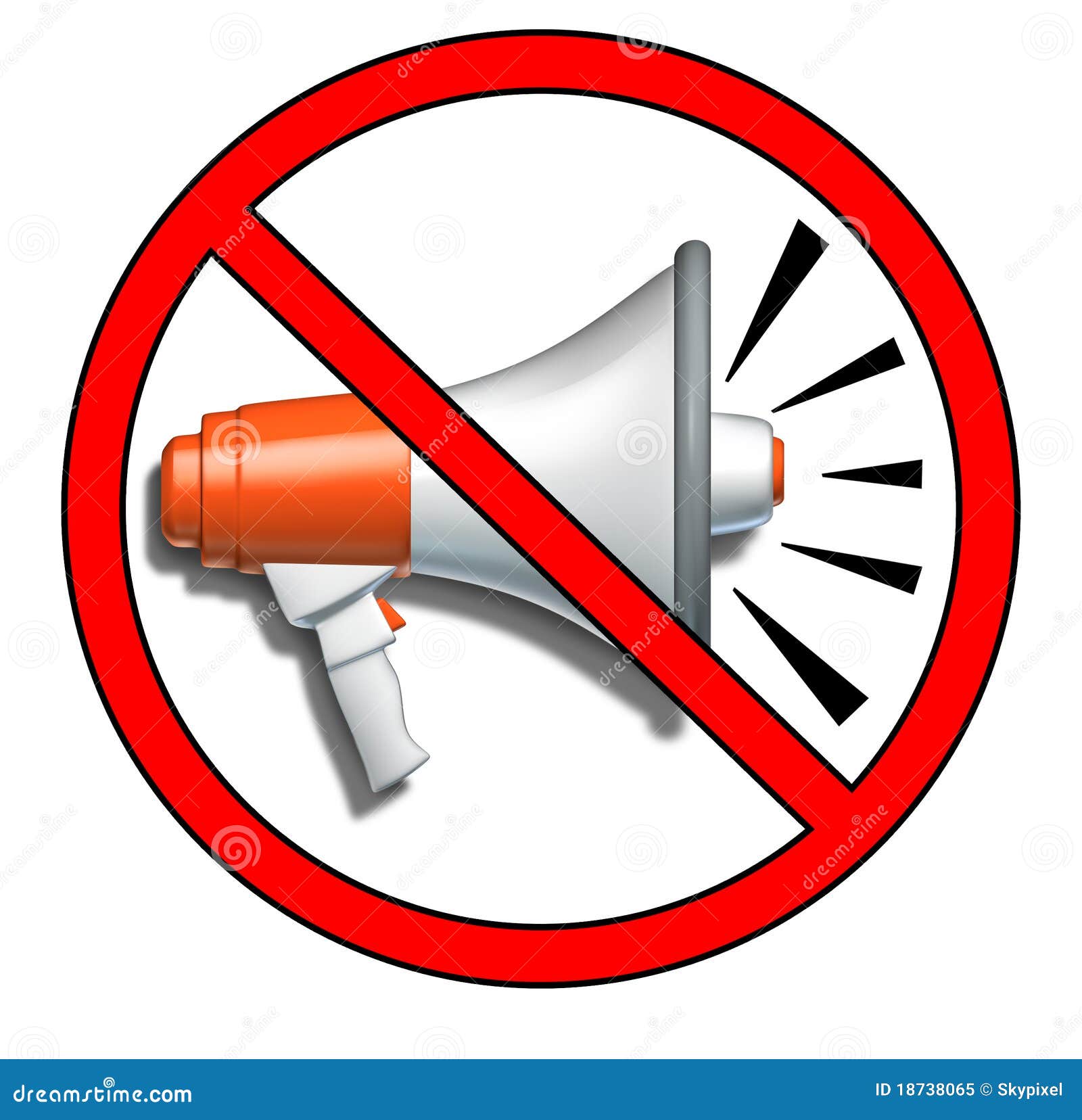 Discorso libero proibito illustrazione di stock. Illustrazione di ...