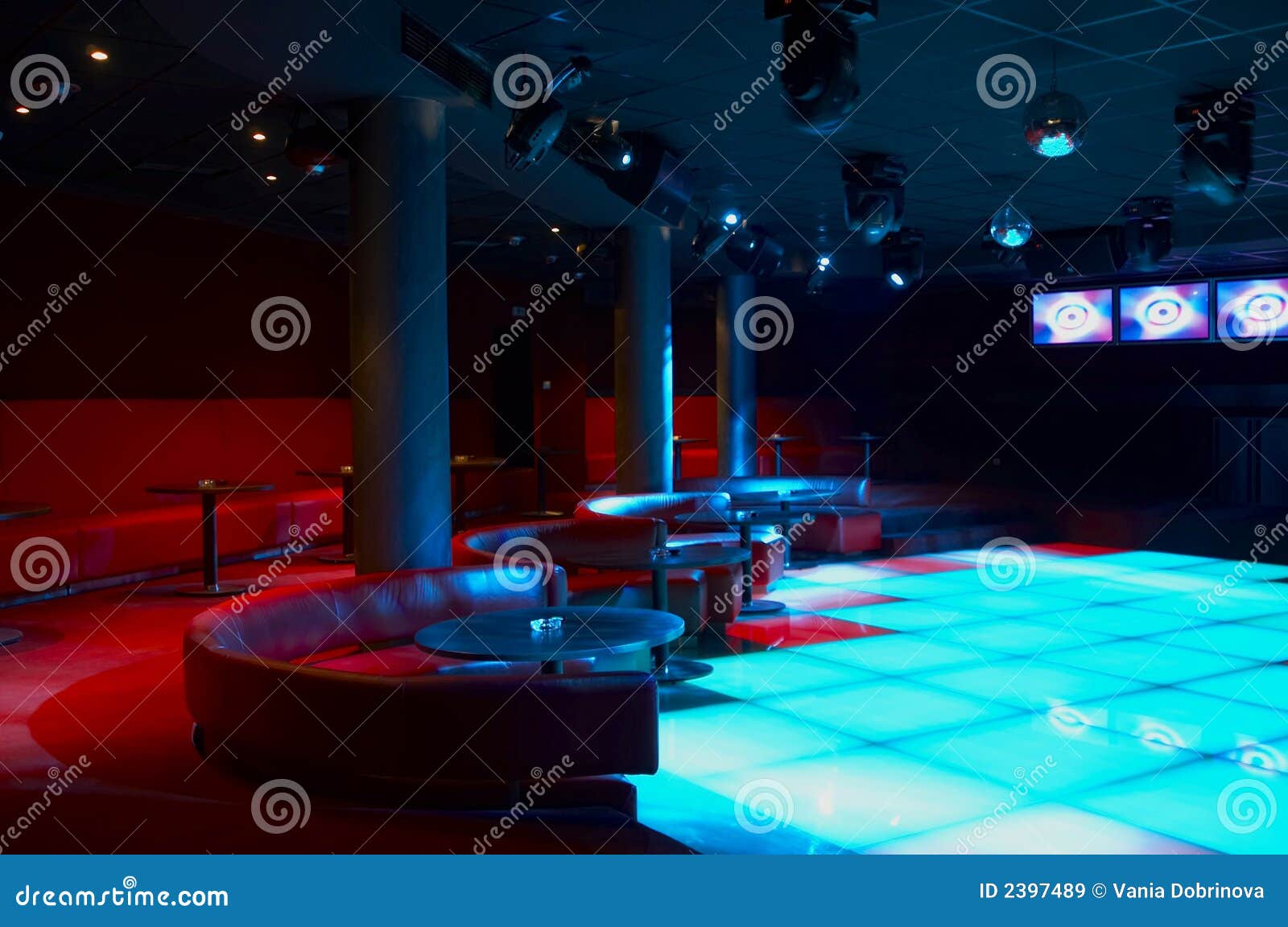Discoteque stock image. Image of performance, note, entrance - 2397489