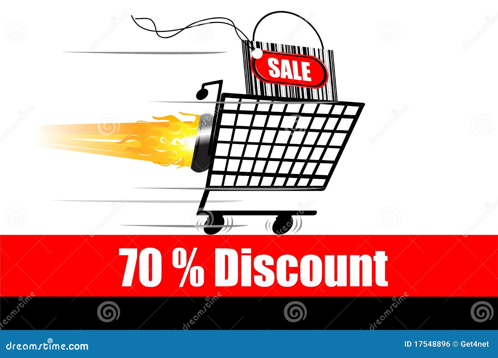 Discount advertisement stock vector. Illustration of promotion - 17548896
