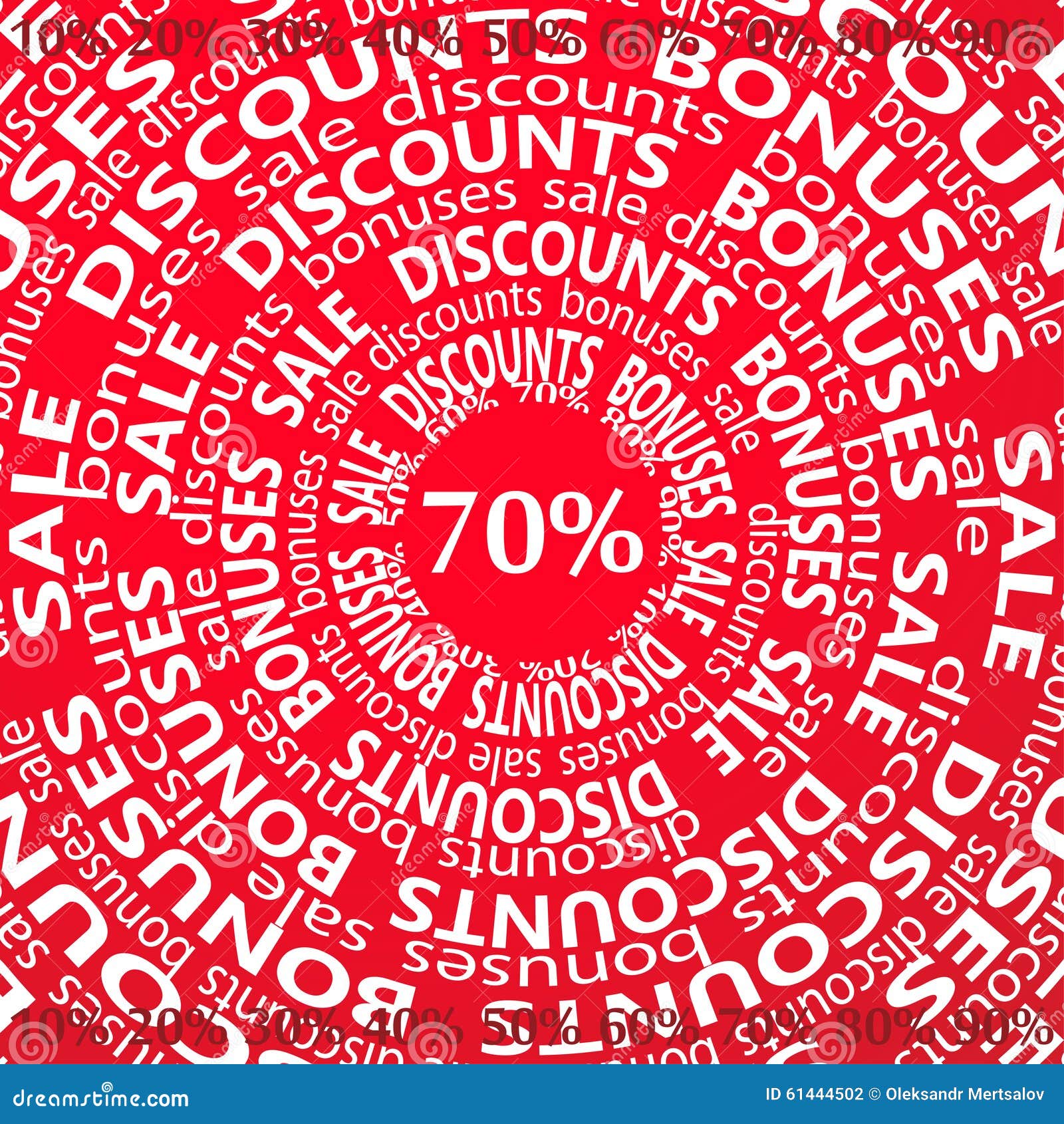 Discount Background Red Abstract Illustration Object Gradient Stock ...