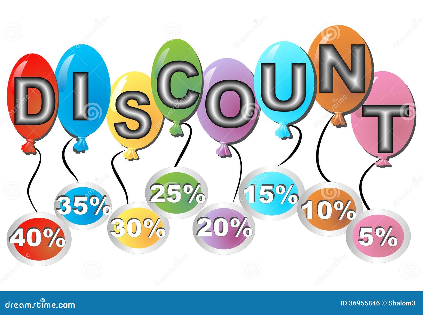 Discount Billboard with Percent Label Stock Vector - Illustration of ...