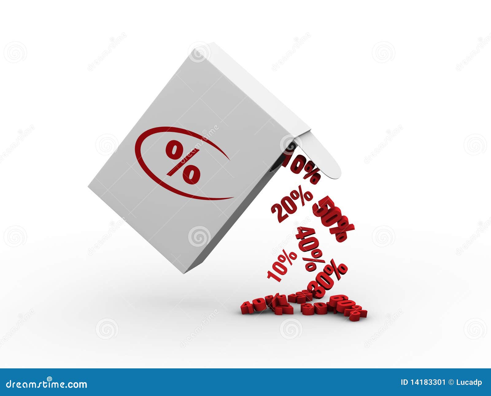 Discount box stock illustration. Illustration of market - 14183301