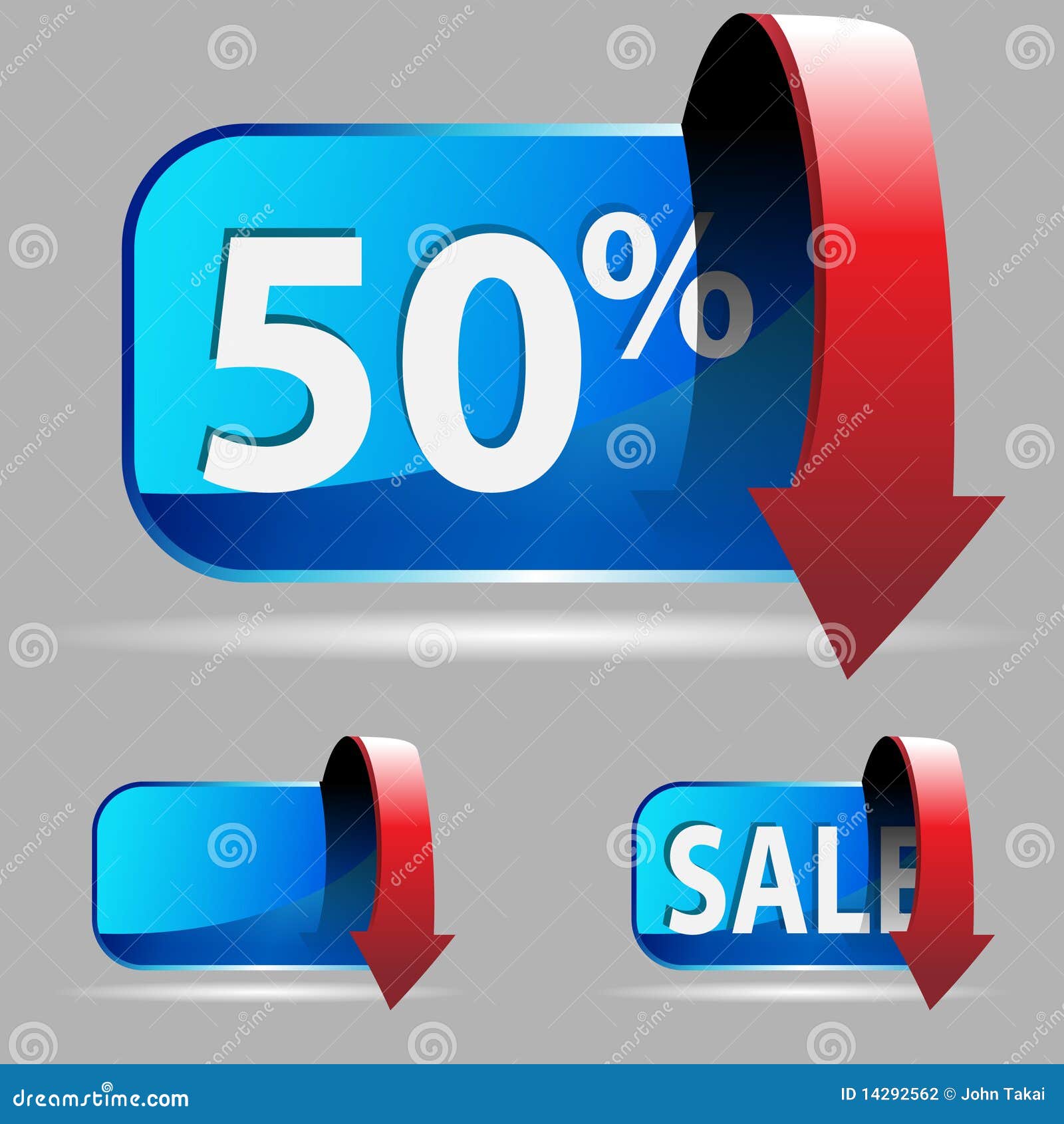 Discount Button stock vector. Illustration of sale, percent - 14292562