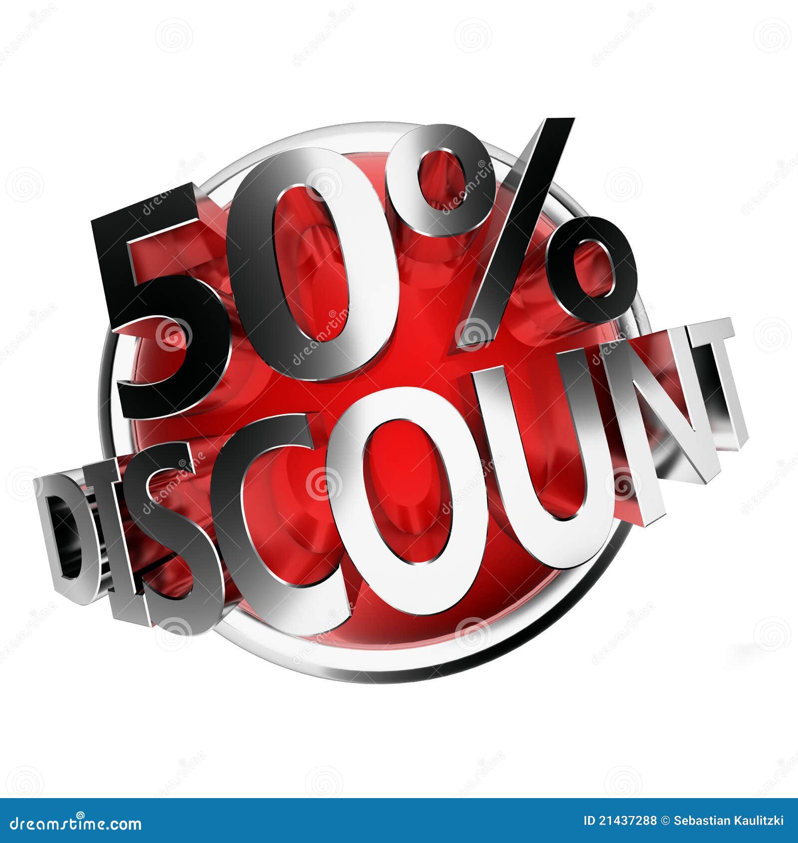 Discount button stock illustration. Illustration of offer - 21437288