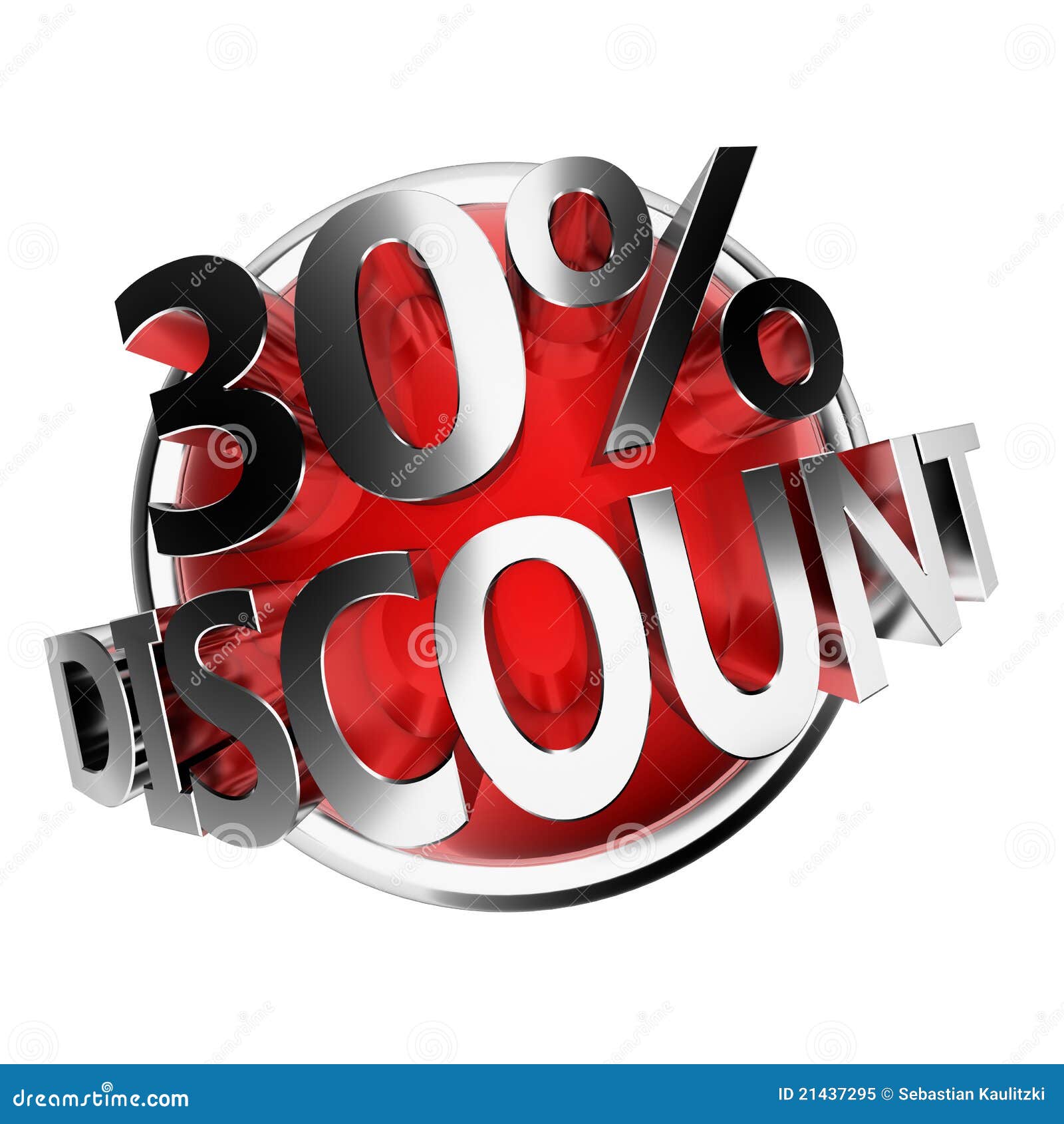 Discount button stock illustration. Illustration of thirty - 21437295