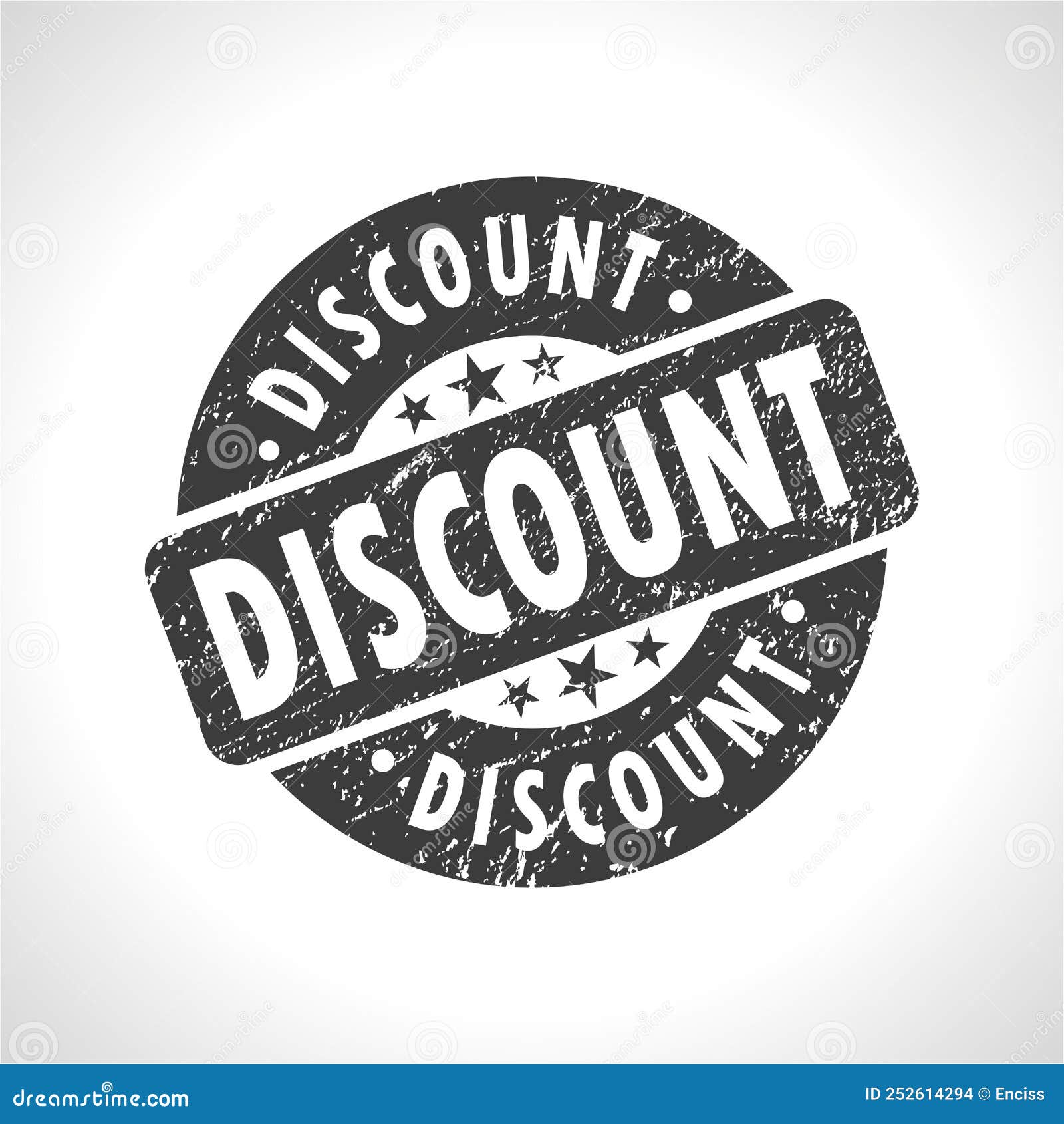 Discount Circle Grunge Black Stamp Stock Illustration - Illustration of ...