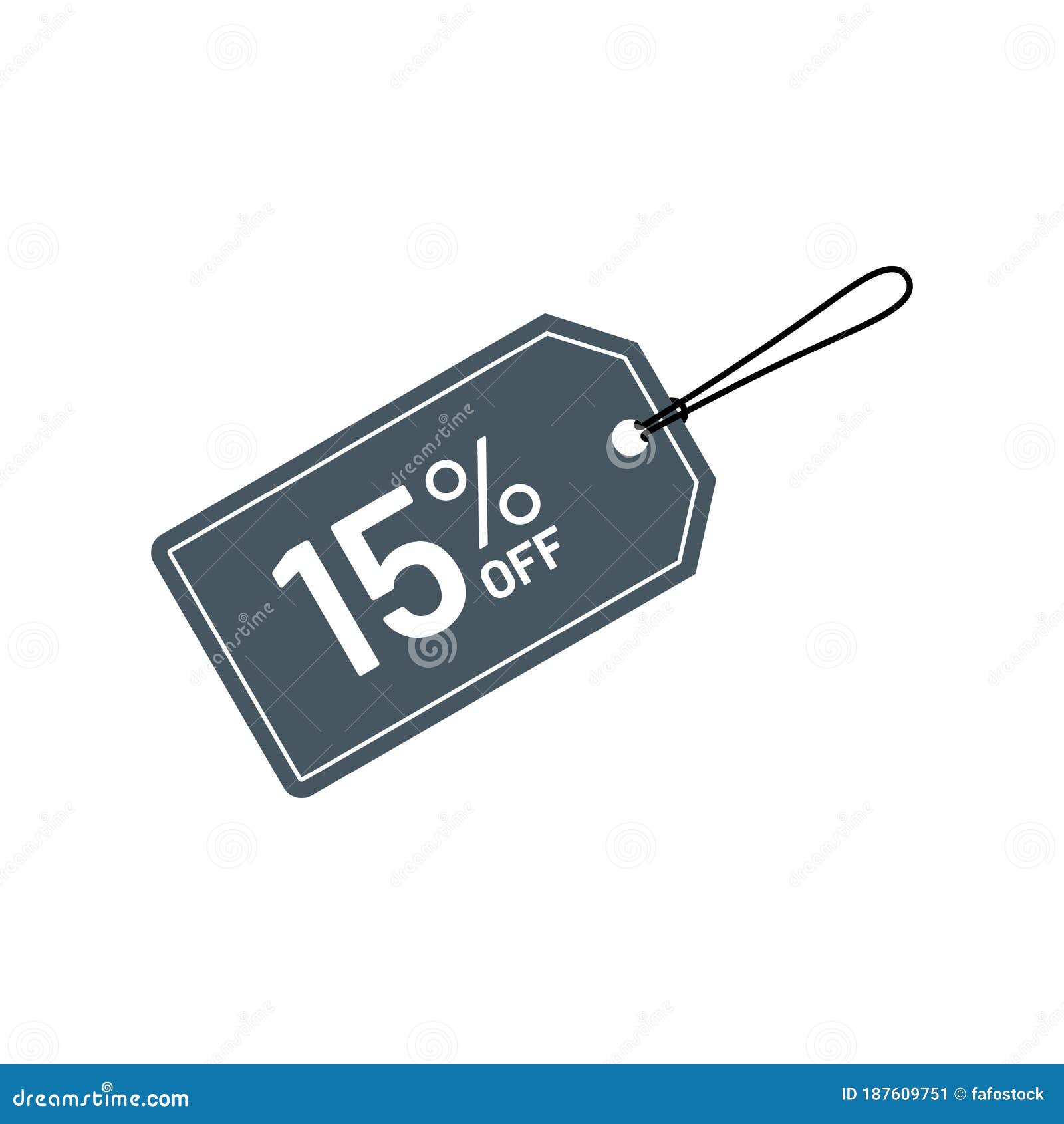 15 Discount Hang Tag Vector Design Template Stock Vector - Illustration ...