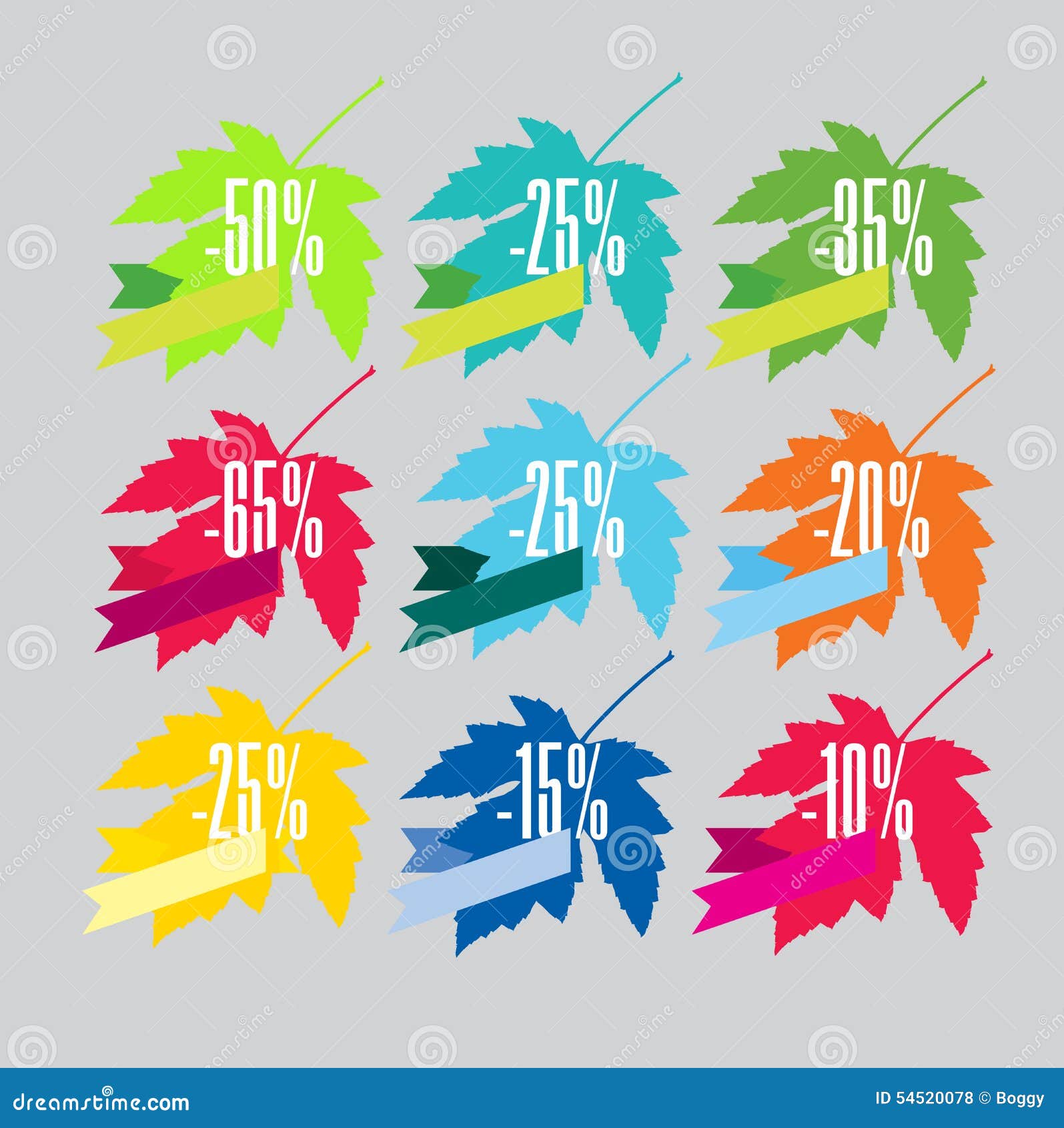 Discount icons stock vector. Illustration of shop, offer - 54520078