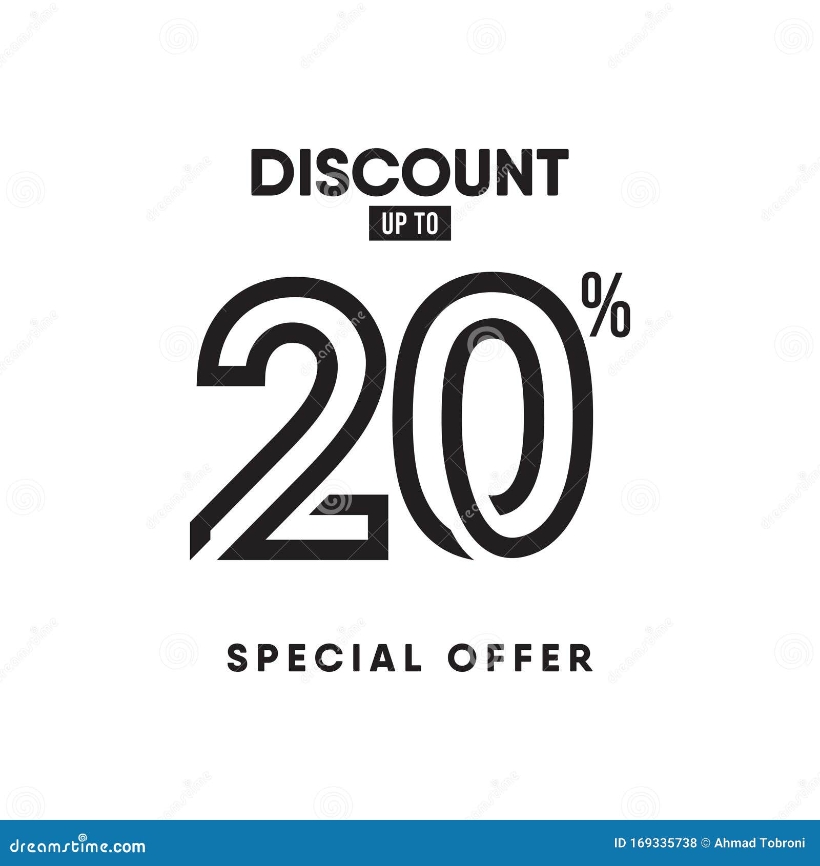 Discount Label Up To 20 Special Offer Vector Template Design ... Discount Label Up To 20 Special Offer Vector Template Design ...