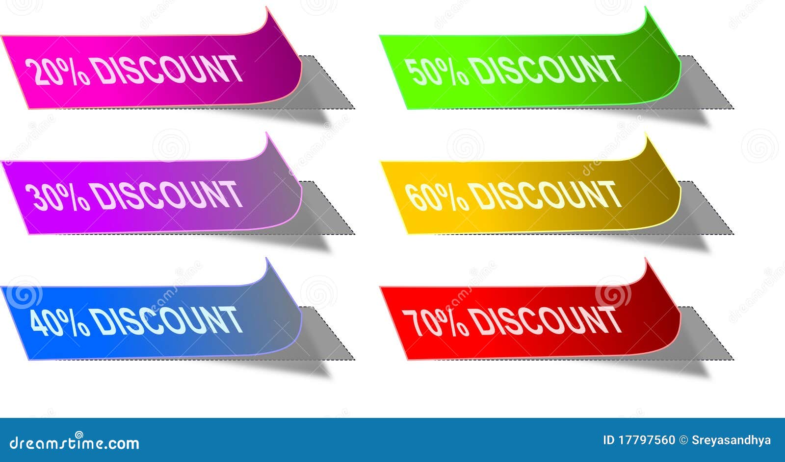 Discount labels stock illustration. Illustration of calculation - 17797560