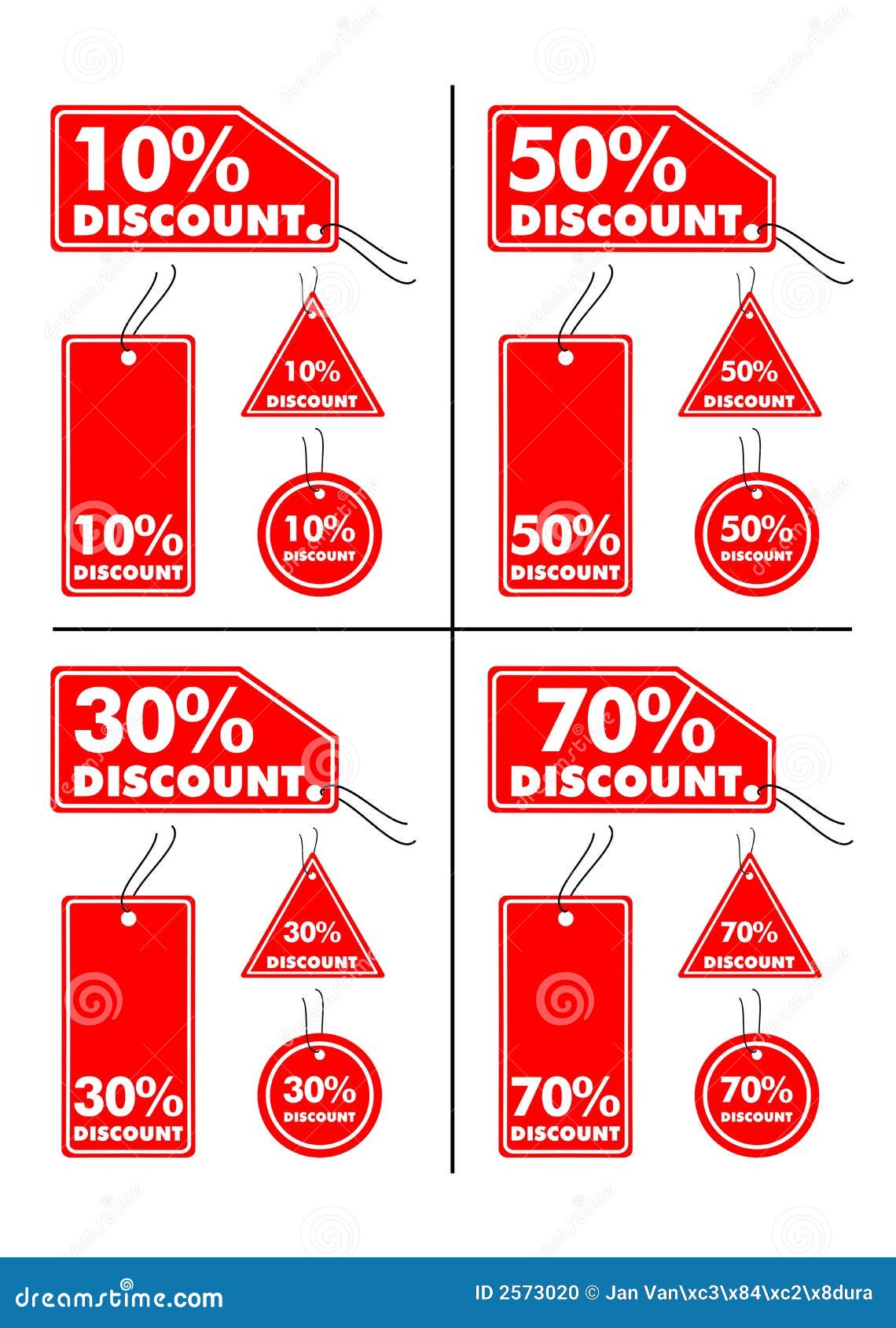 Discount labels stock vector. Illustration of label, coupon - 2573020
