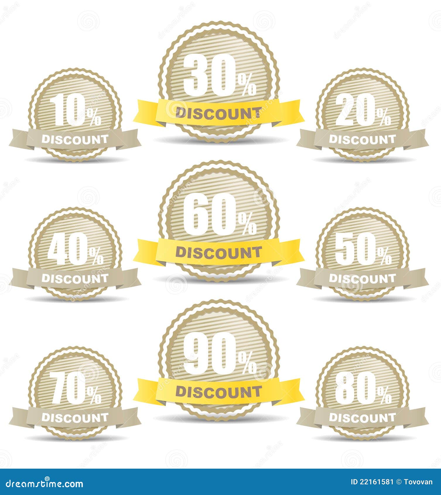 Discount labels collection stock vector. Illustration of collection ...