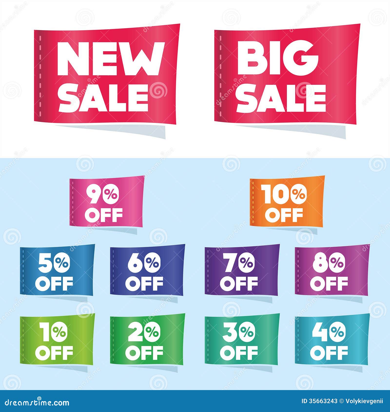 Discount Labels stock vector. Illustration of design - 35663243