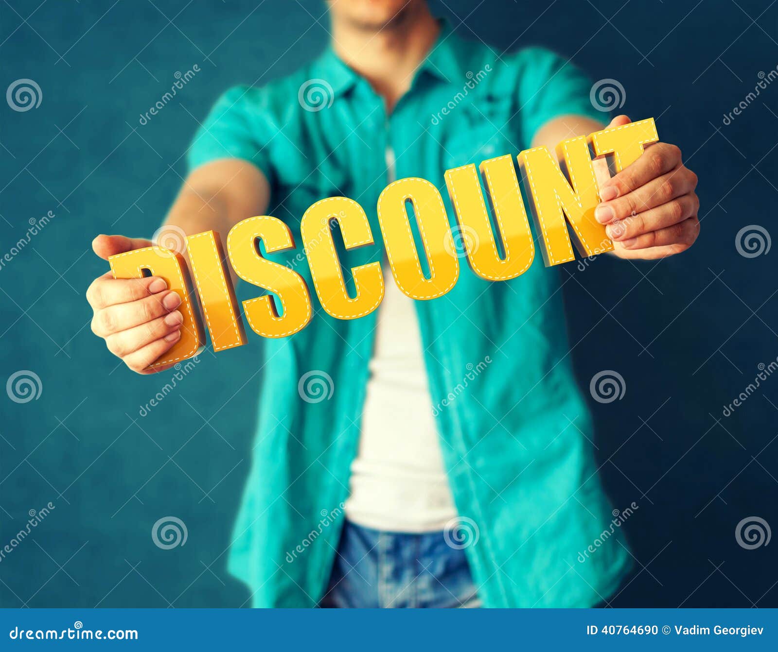 Discount stock photo. Image of hands, retro, lifestyle - 40764690