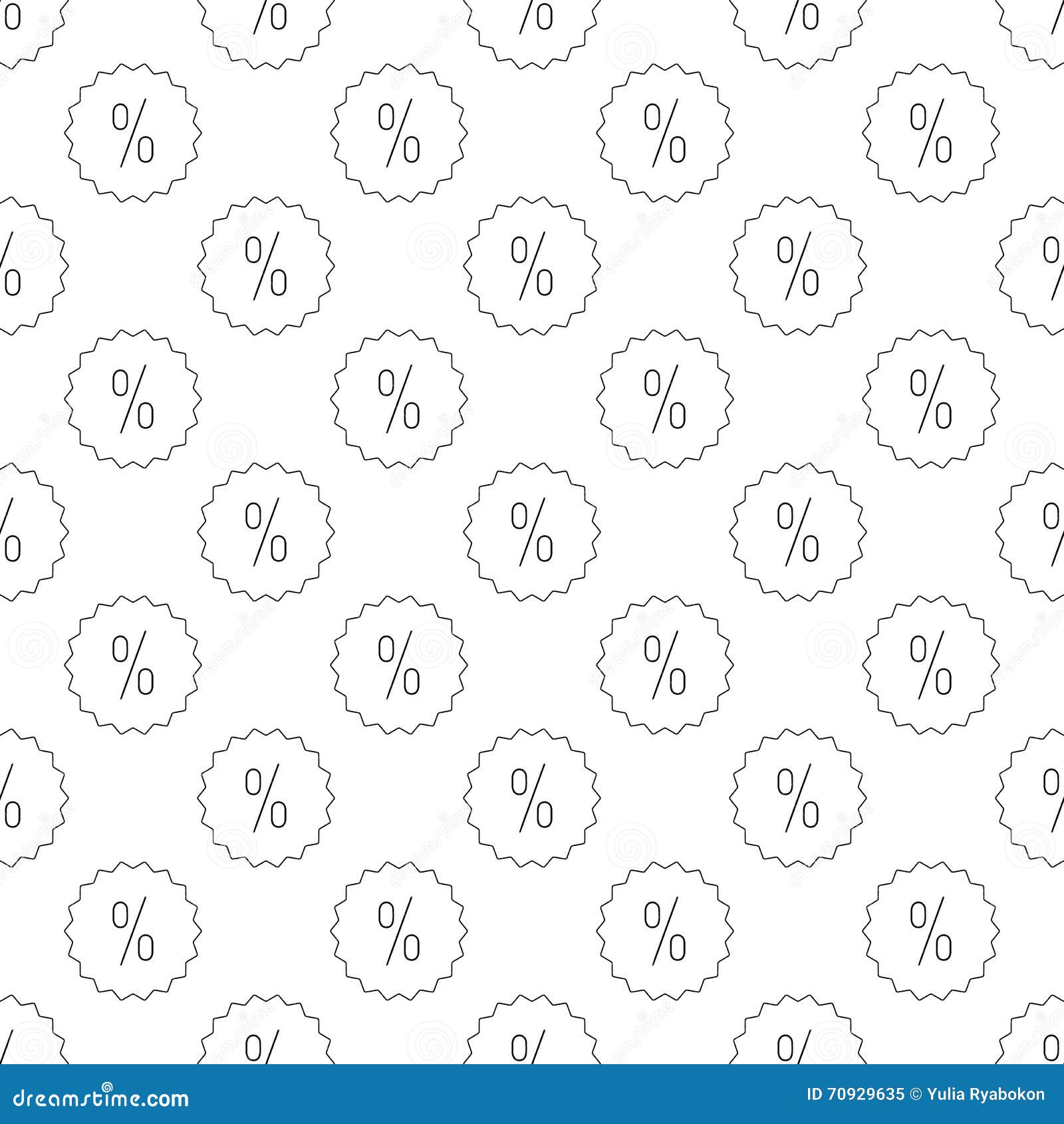 Discount pattern seamless stock vector. Illustration of market - 70929635