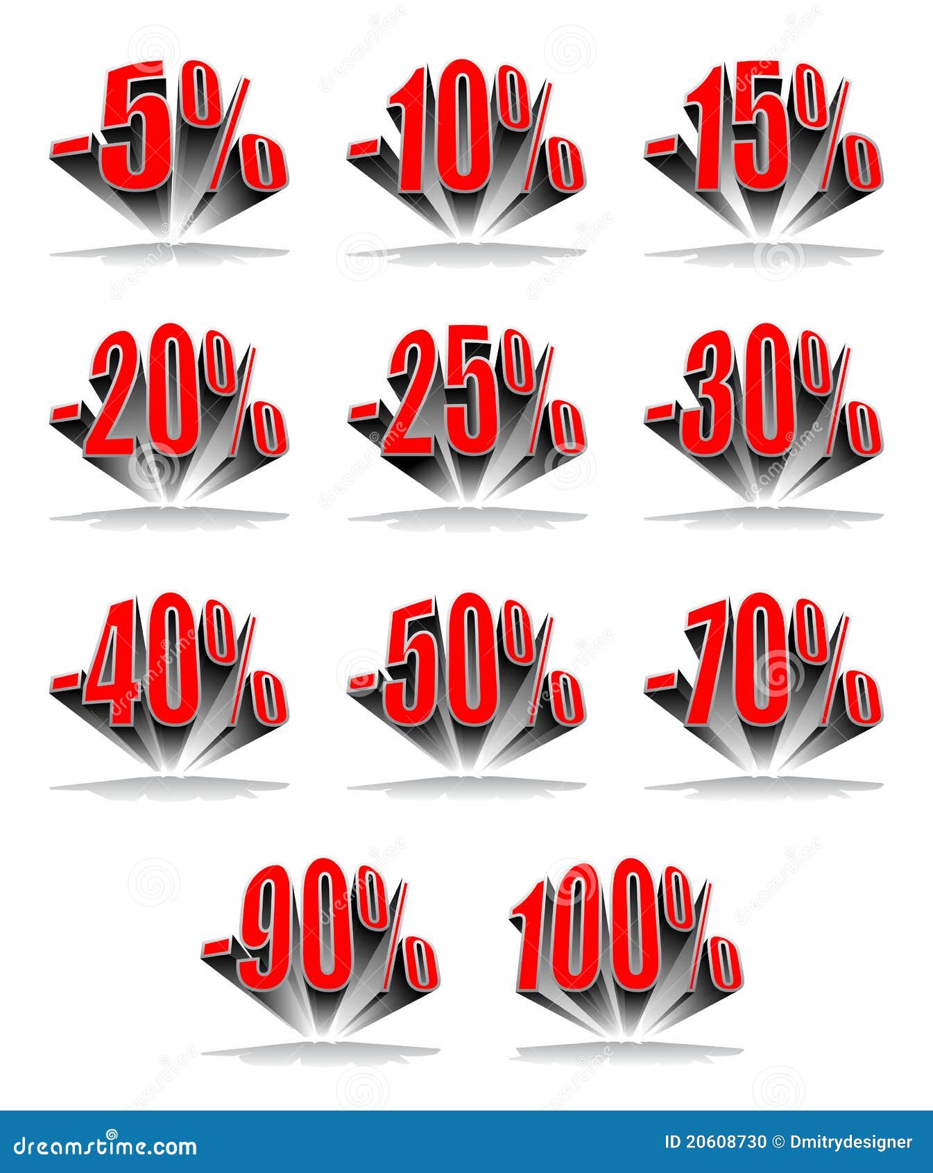 Discount percentage stock vector. Illustration of credit - 20608730