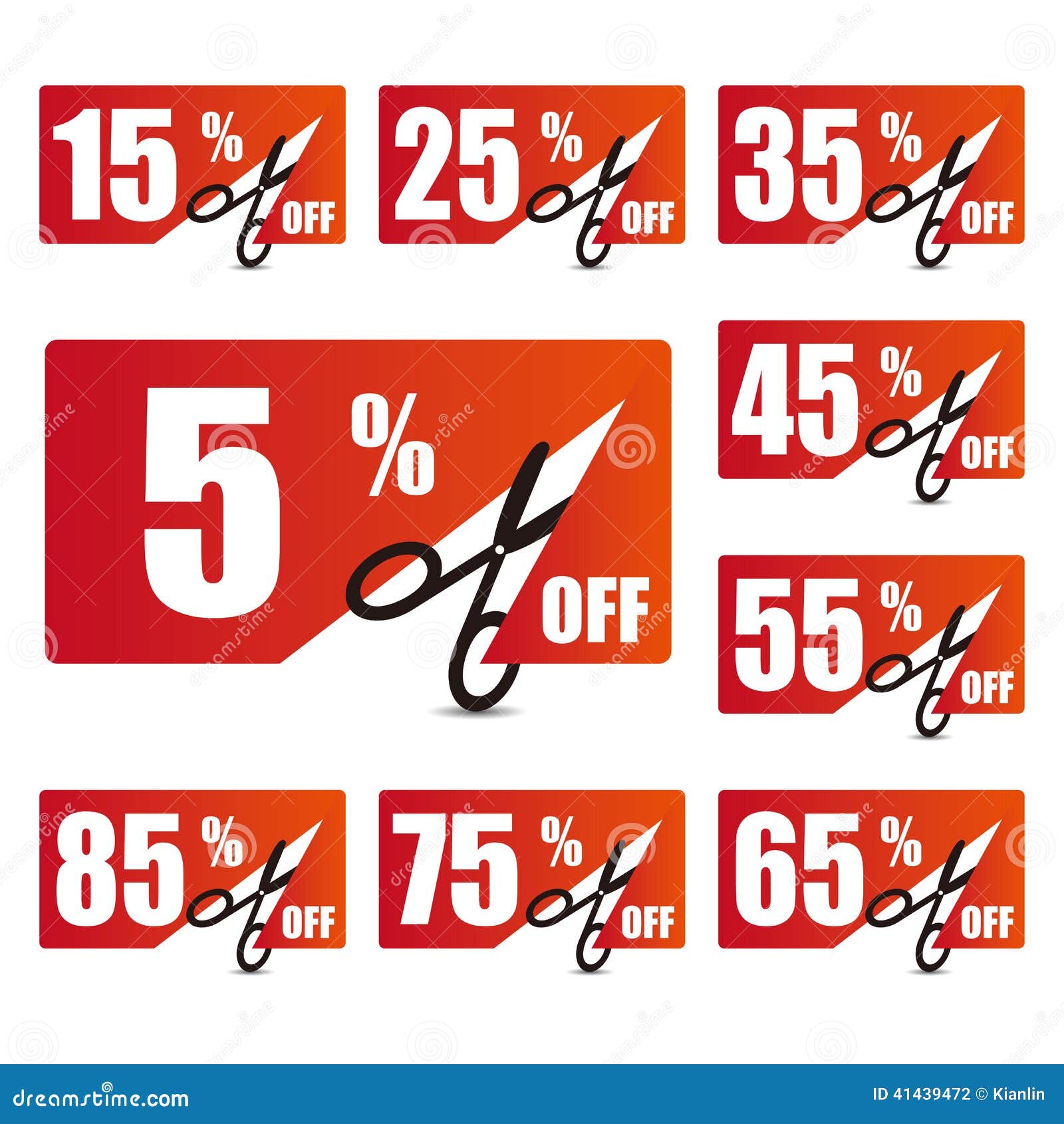 Discount price tags 2 stock vector. Illustration of attached - 41439472