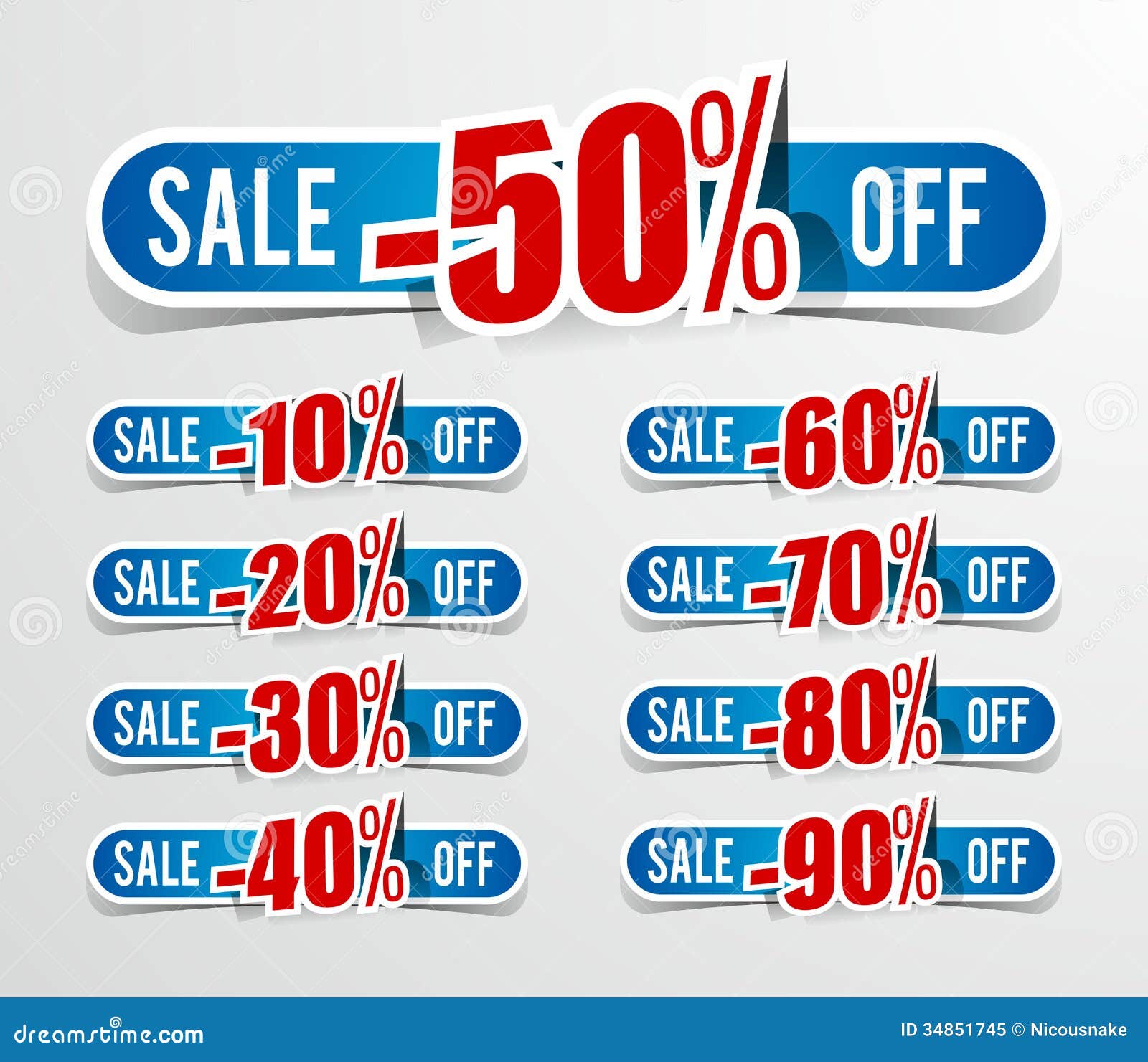 Discount prices stock vector. Illustration of business - 34851745