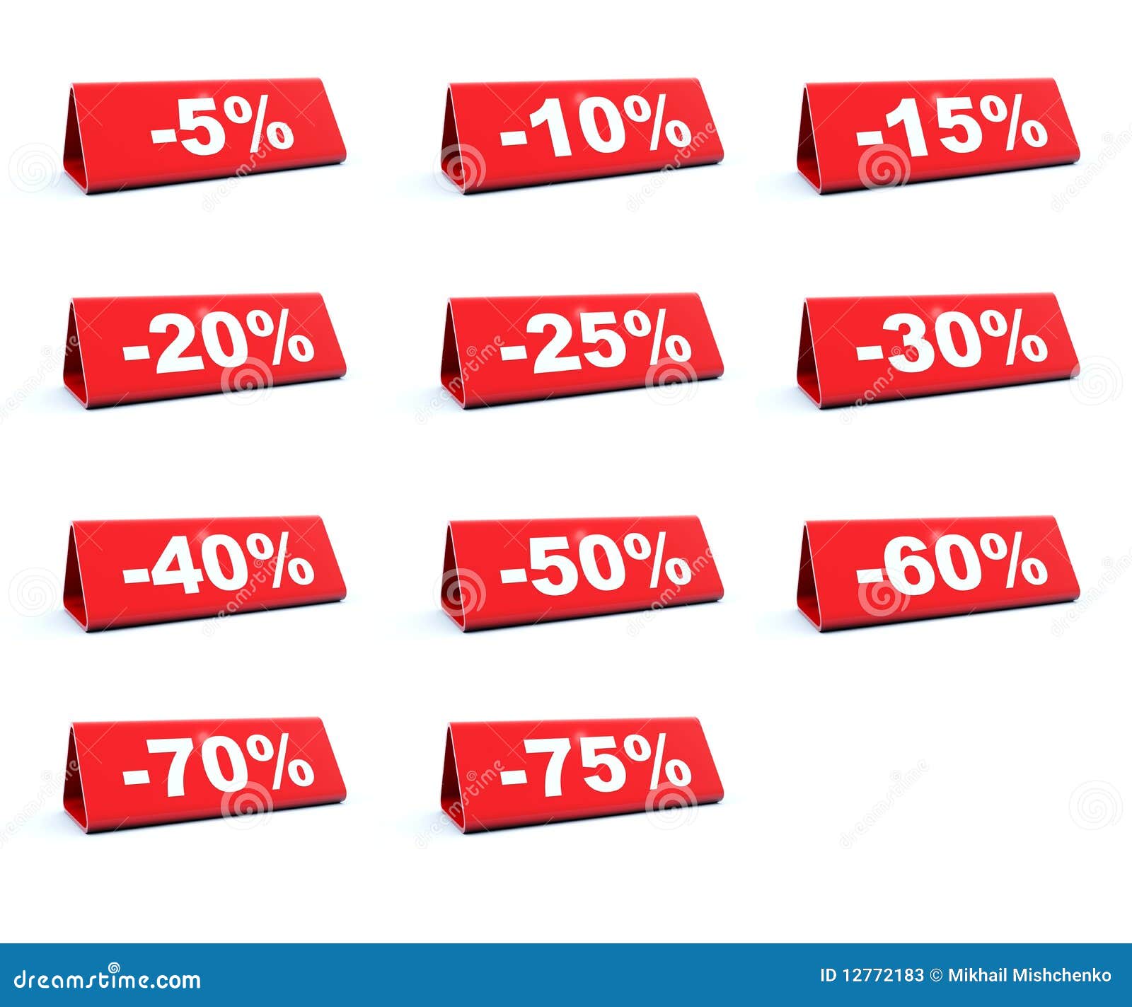 Discount red labels stock illustration. Illustration of retail - 12772183