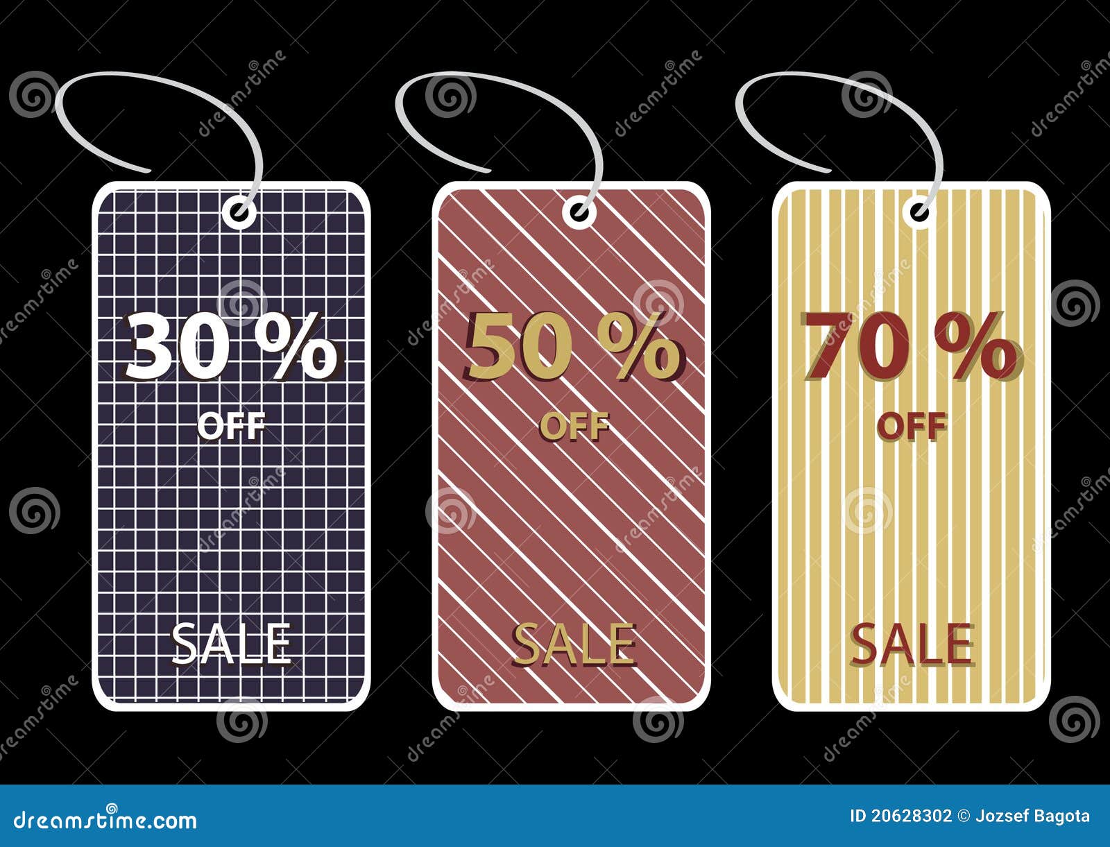 Discount sale tags stock vector. Illustration of celebration - 20628302